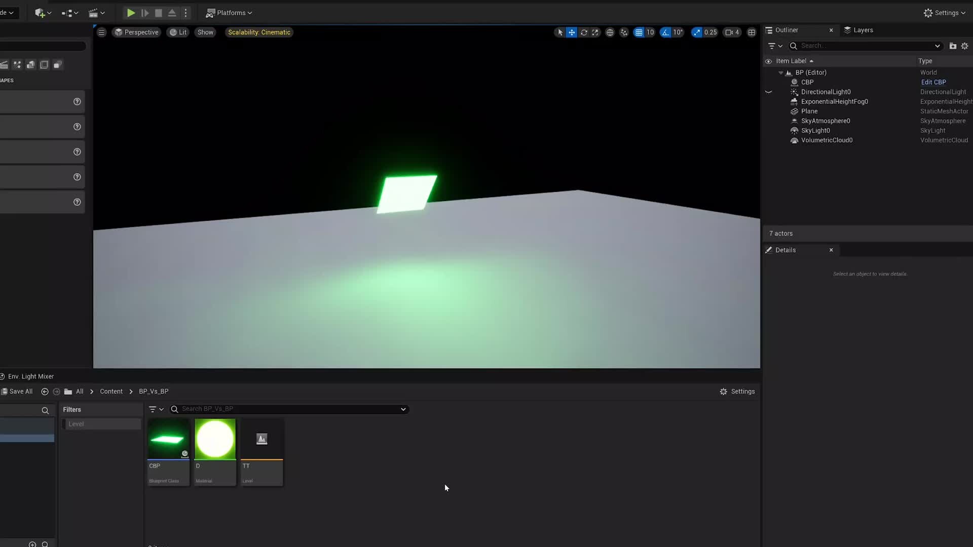 Sharan - Lighting Rig - Unreal Engine BP Task