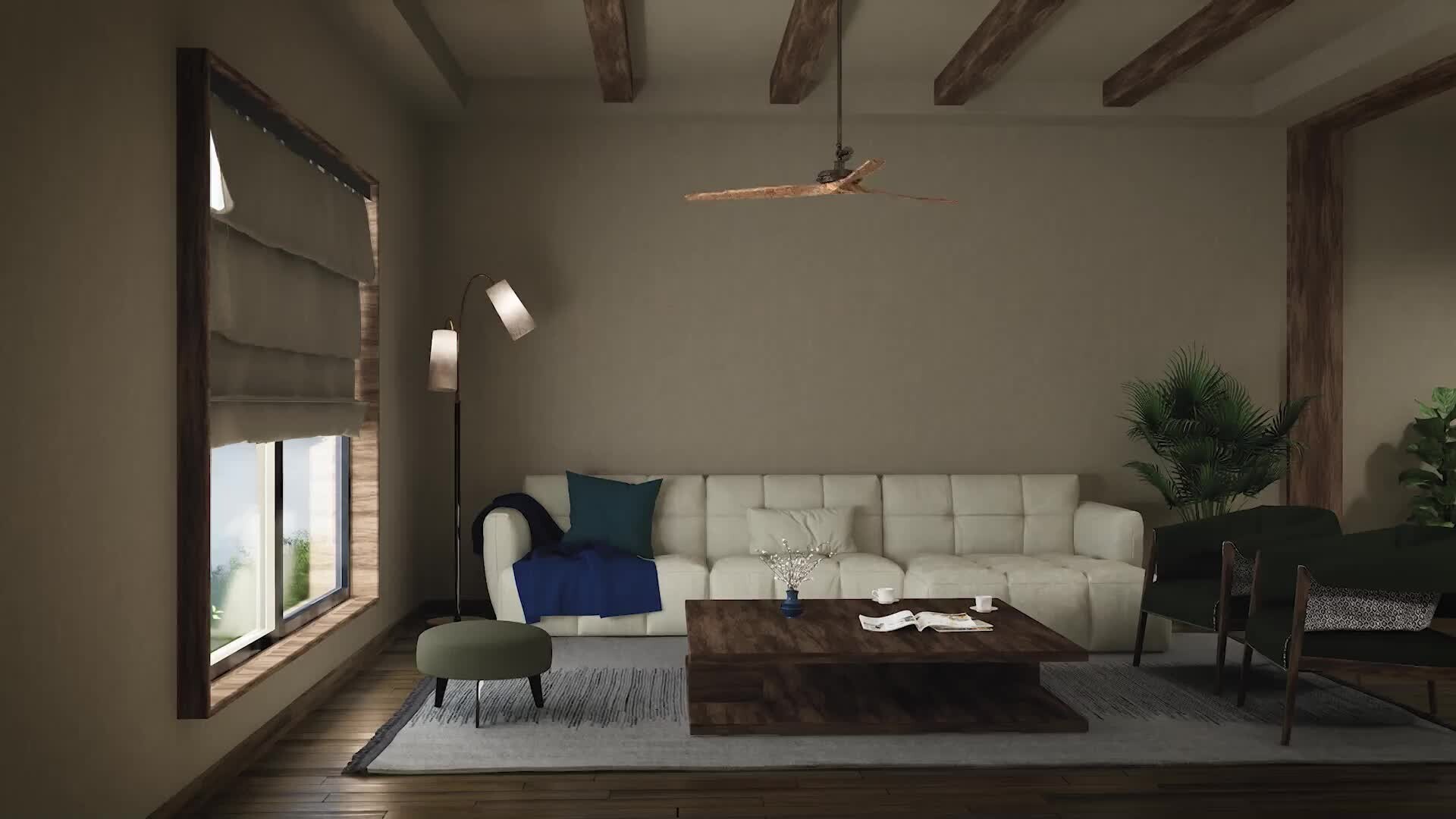 ArtStation - Lounge_Archviz_Animation