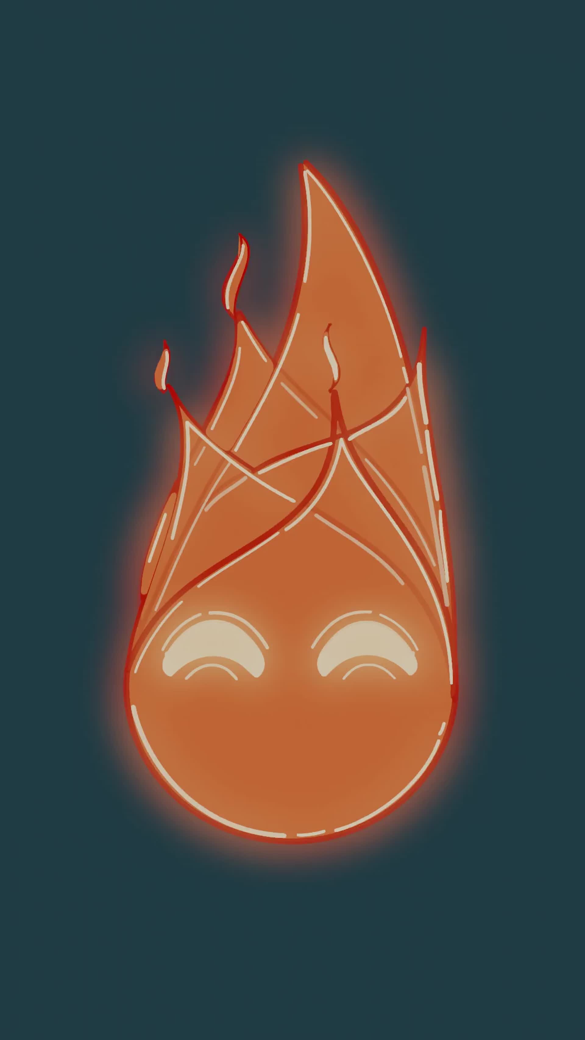 ArtStation - Fiery Element 2D