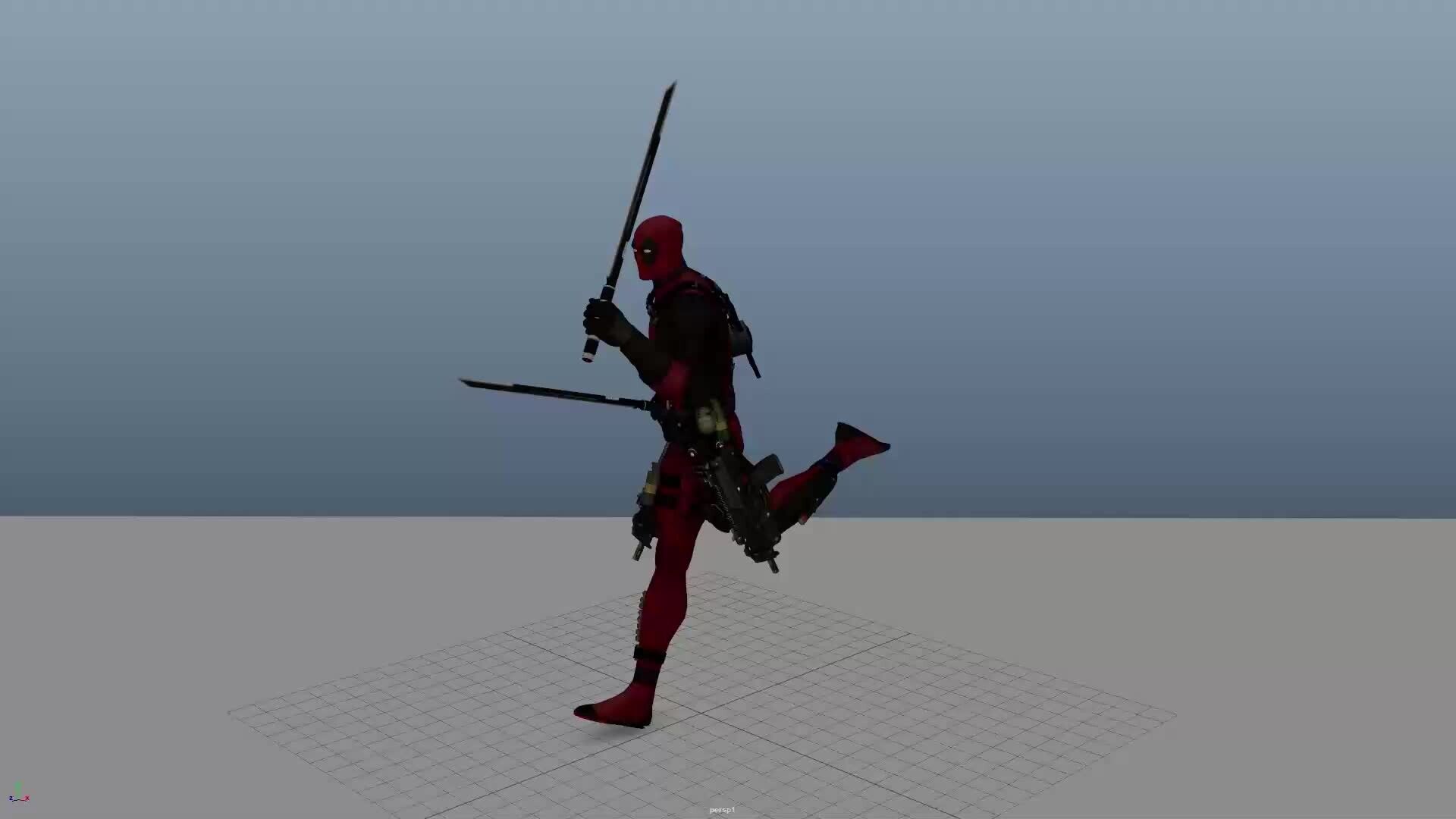 ArtStation - Deadpool Run Cycle