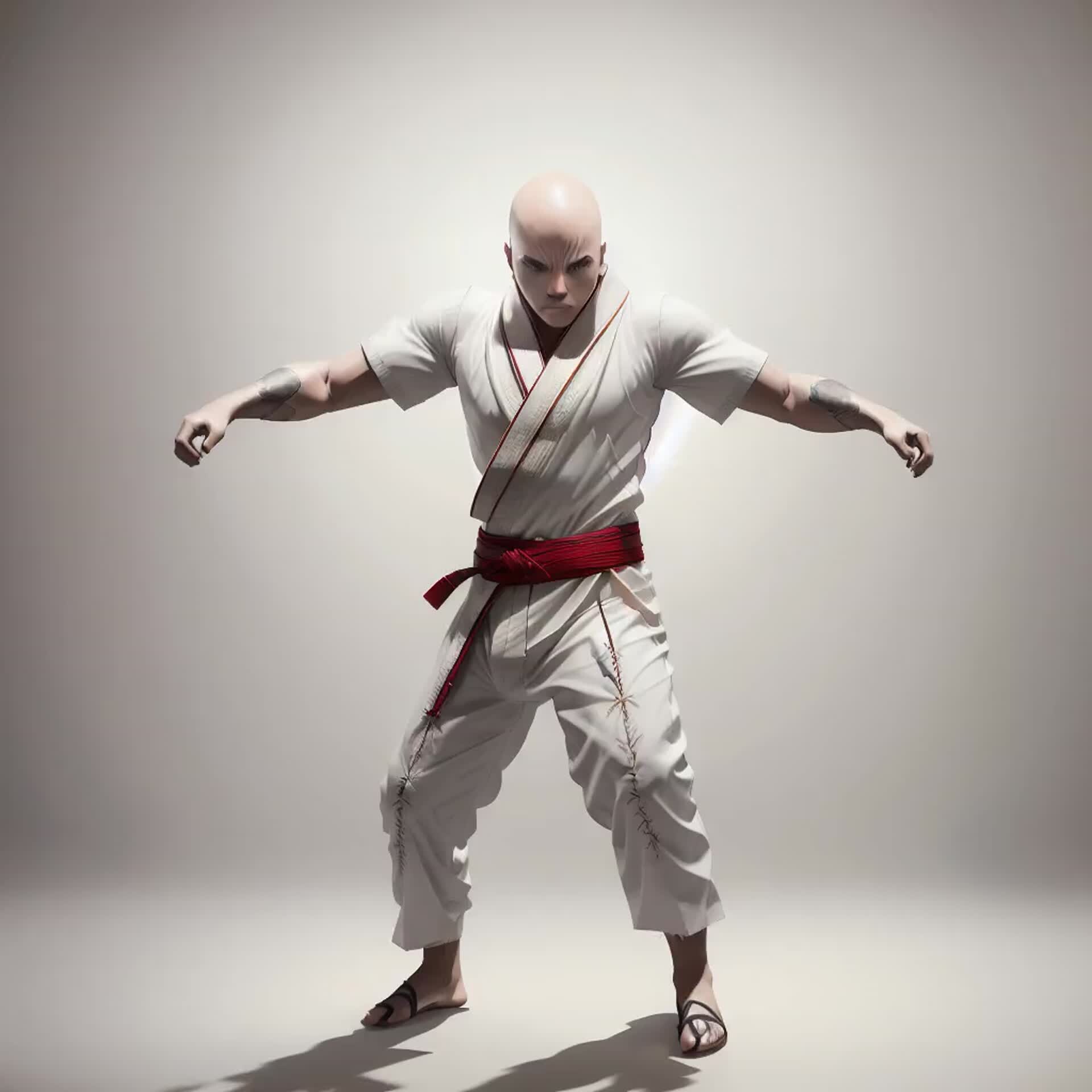 ArtStation - Liian the fighting monk v5