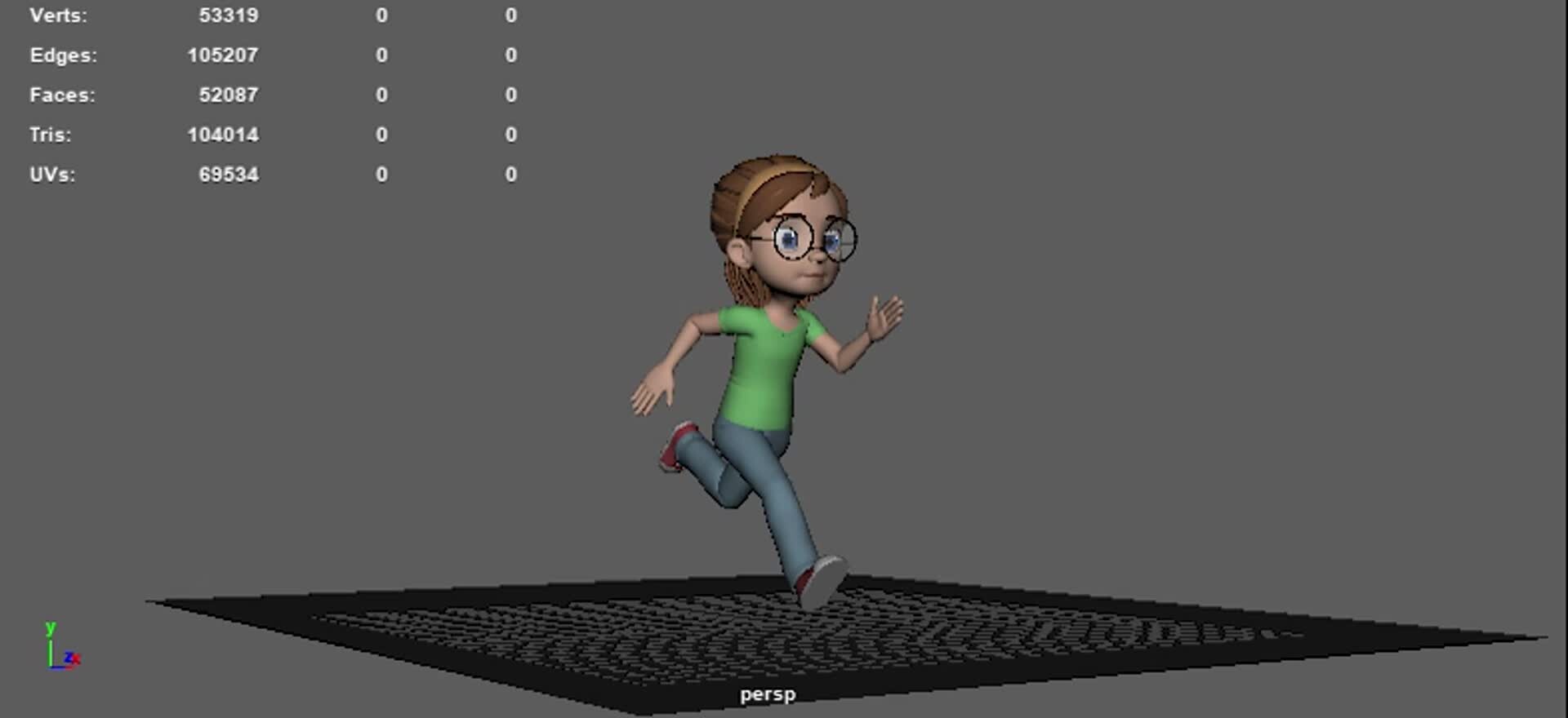 ArtStation - Girl Run Animation