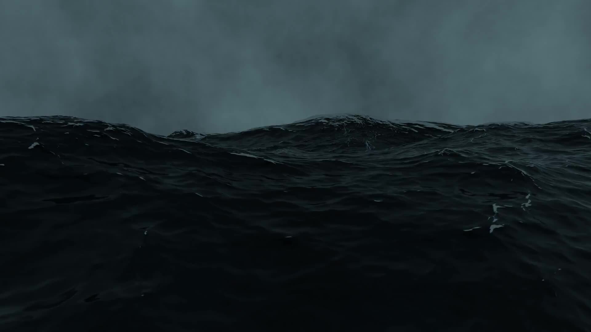 ArtStation - Stormy waves of ocean