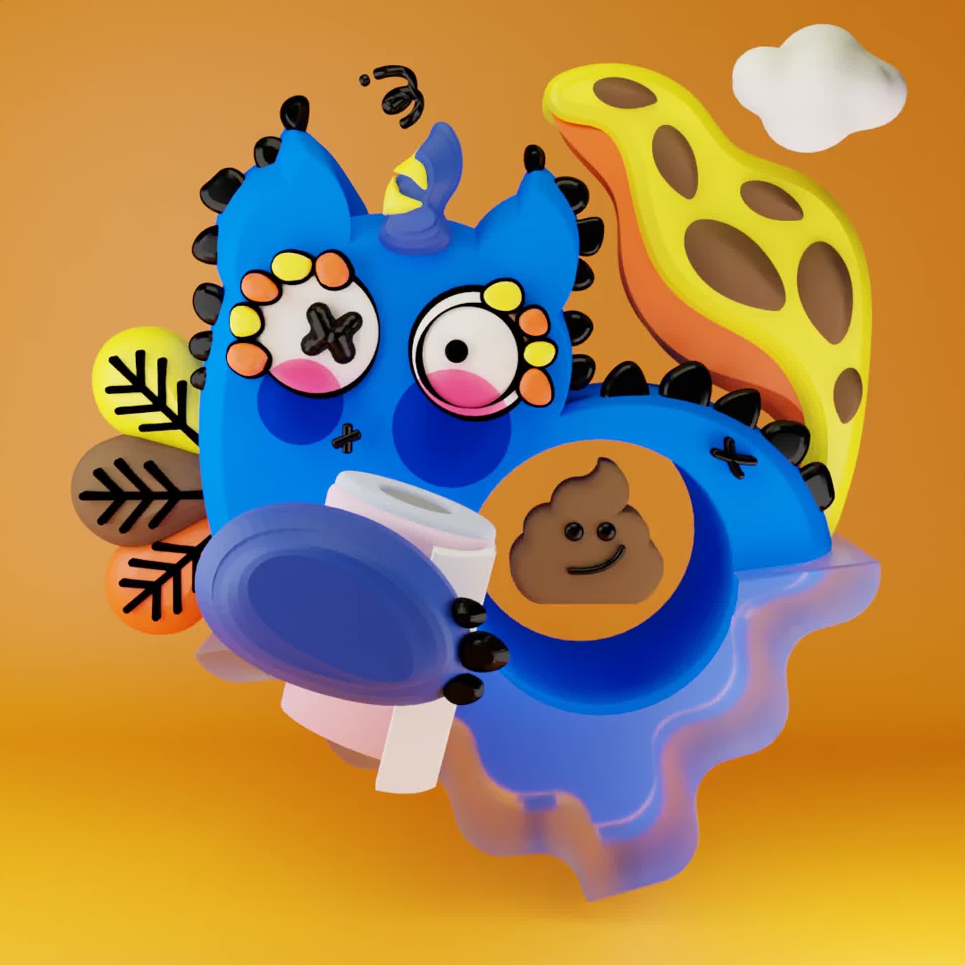 ArtStation - Liquid Shit Pet