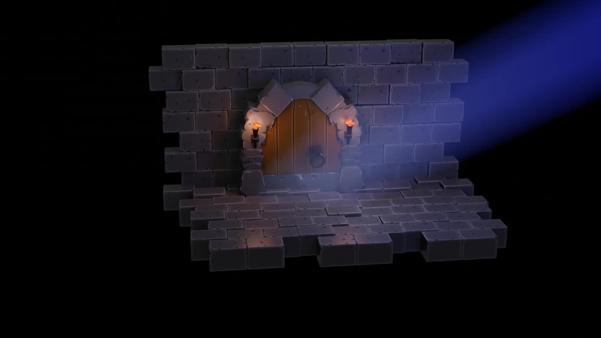 ArtStation - Stylized Dungeon Gate....