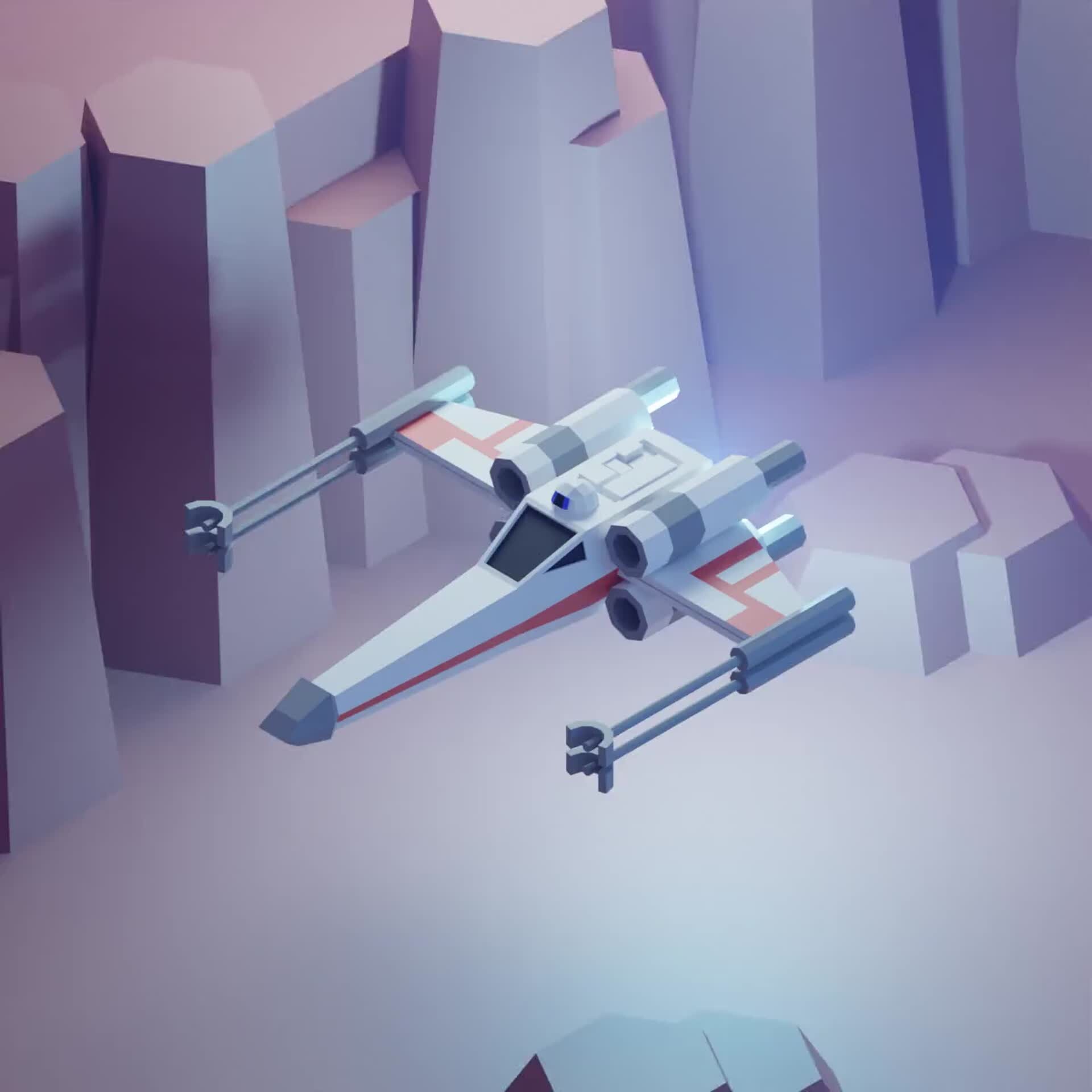 ArtStation - - X-Wing Animation