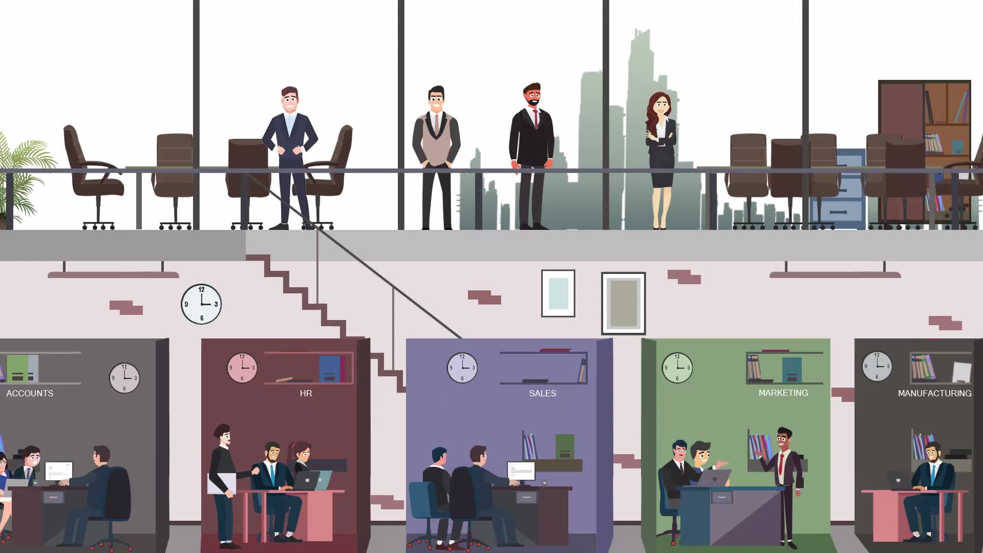 ArtStation - New 2D Artwork Tried to build a corporate office