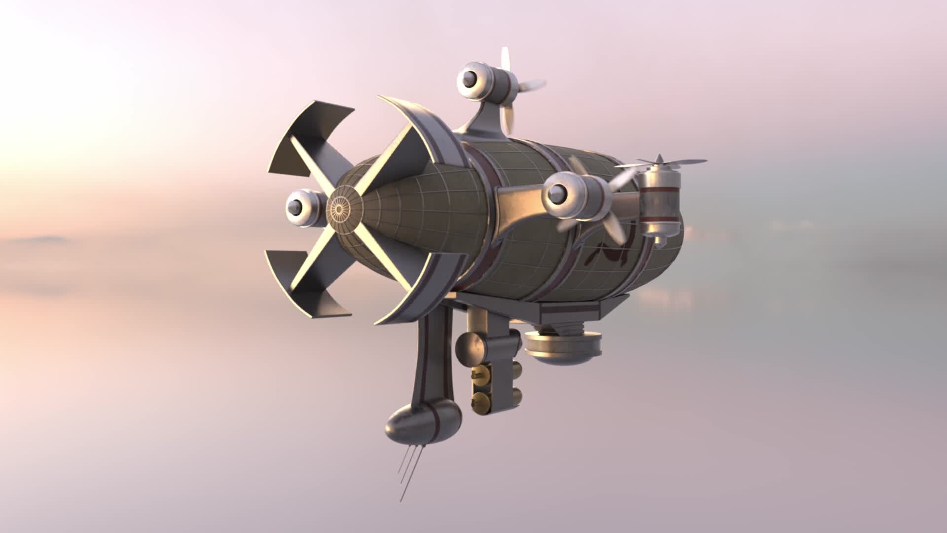 ArtStation - Kirov Reporting! [RA2 Tribute]