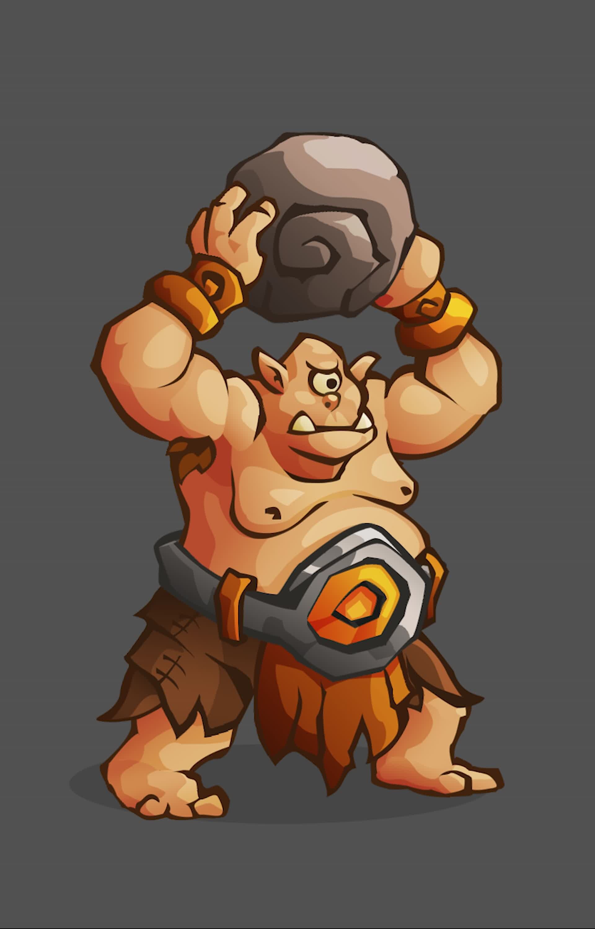 ArtStation - Cyclops (Spine 2D Animation)