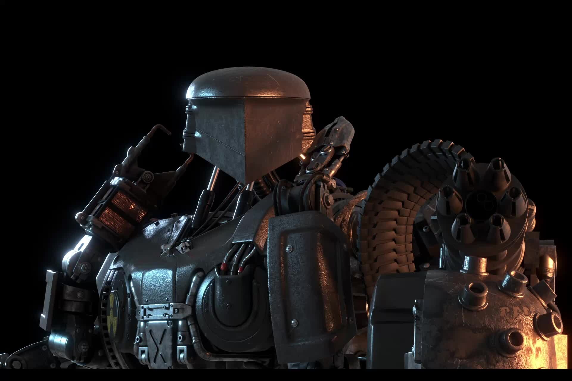 ArtStation - Cain's Upper Body (Robocop 2), pt.5