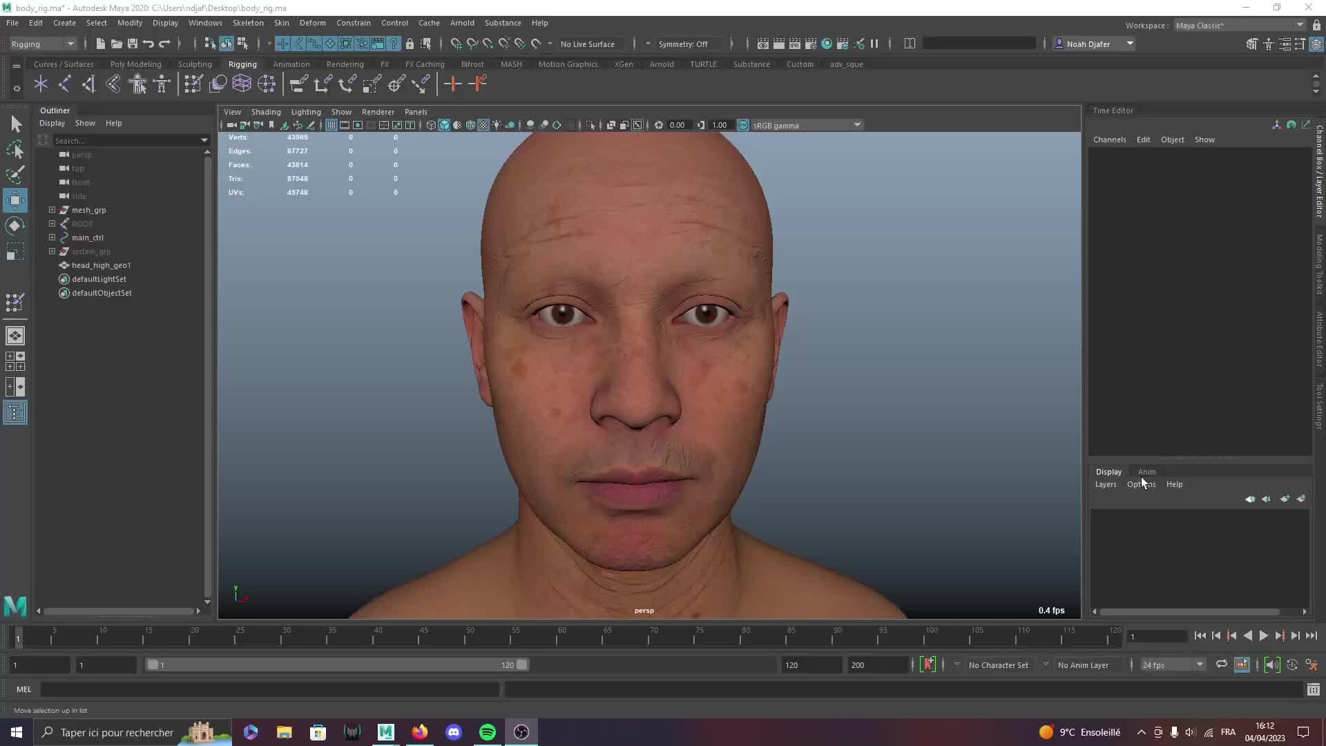 ArtStation - realist facial rig test