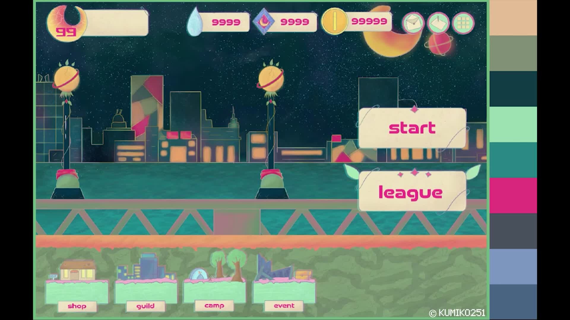 ArtStation - Neon Cosmos: Journey to the future