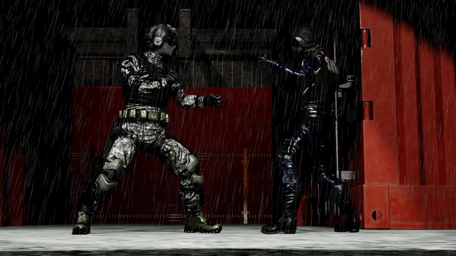 ArtStation - A SHORT FIGHT SCENE MADE IN BLENDER