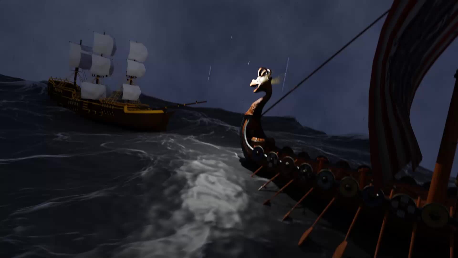 ArtStation - Battle in the Sea