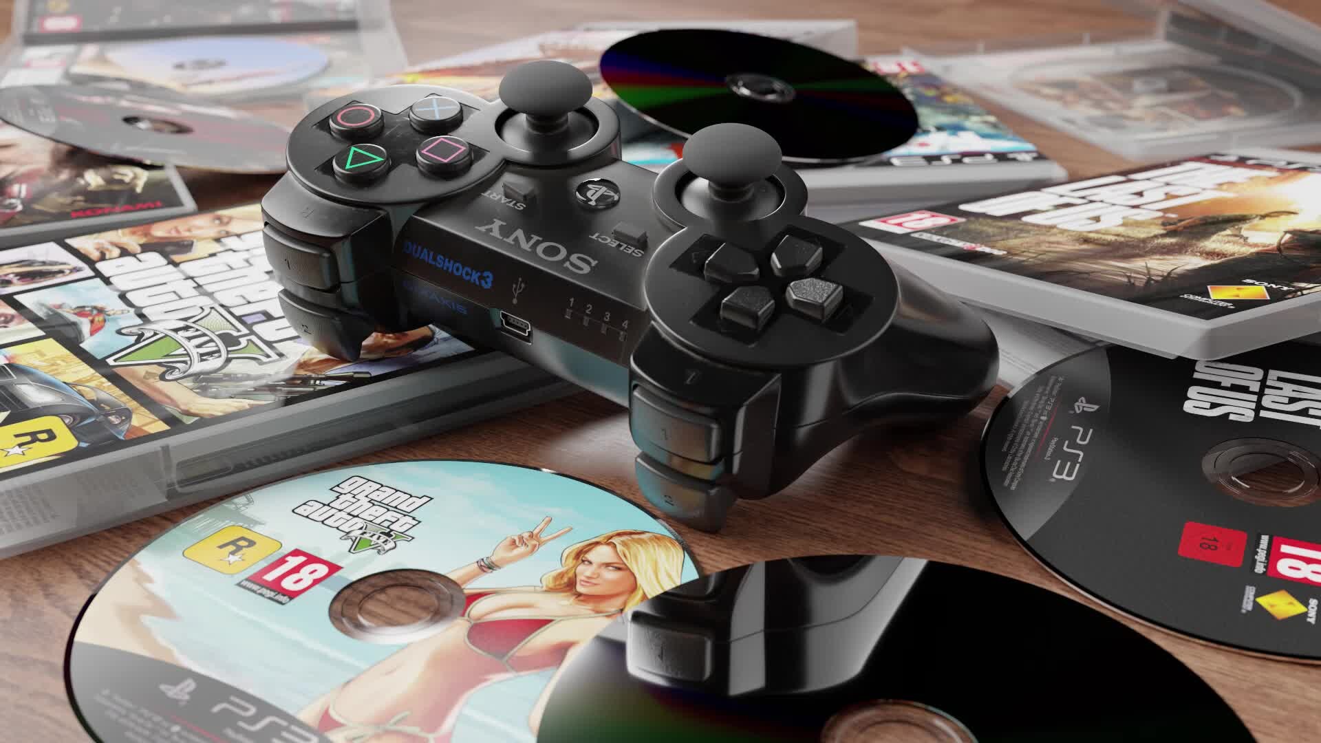 ArtStation - DUALSHOCK 3