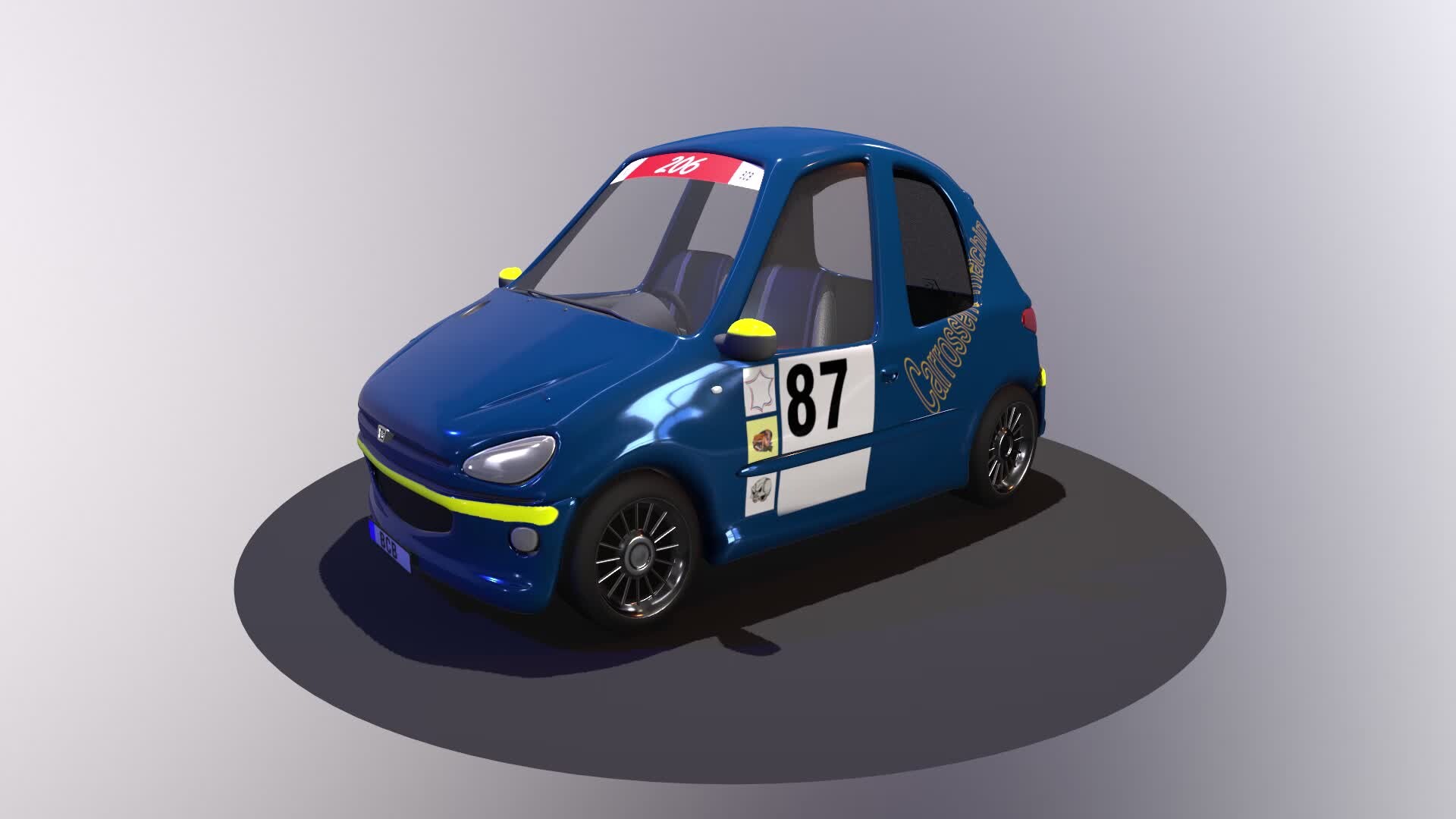 ArtStation - 206 stylized racing car