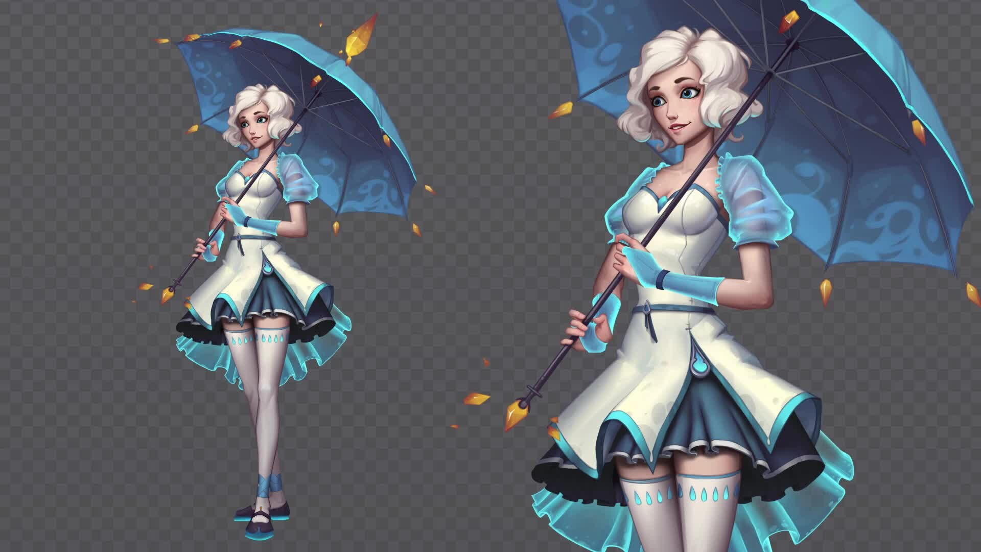 ArtStation - 2d animated girl