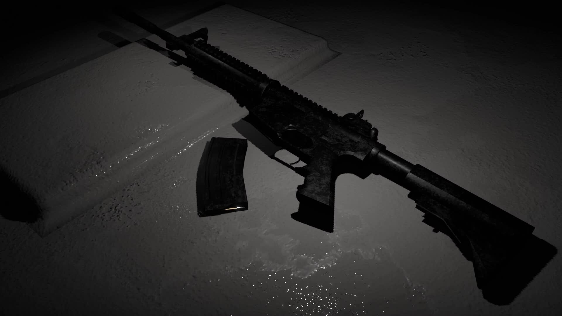 ArtStation - a Render of a M4A1