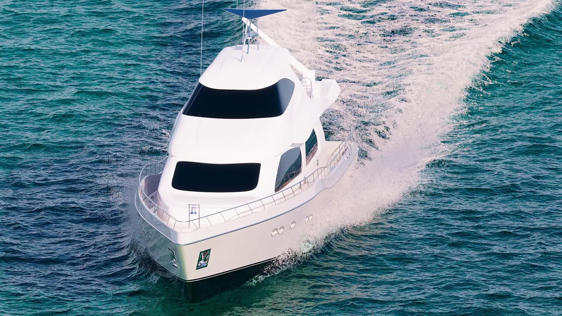 ArtStation - Speeding Boat animation, pt.1