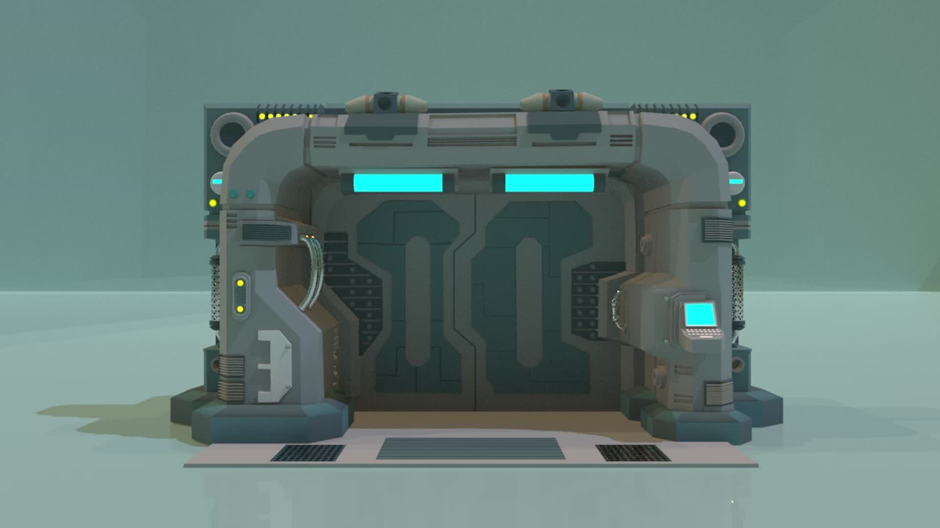 ArtStation - Time machine | Time Travel machine | Enever Door