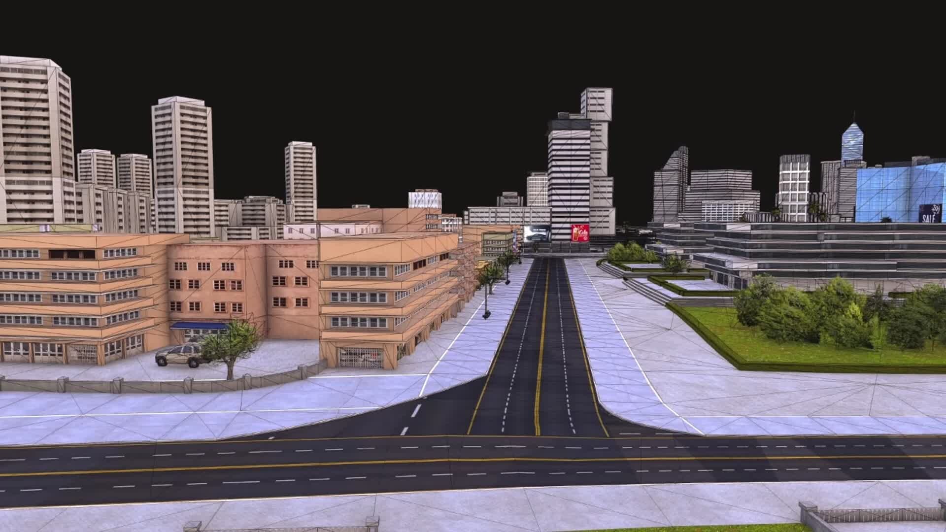 ArtStation - LOWPOLY CITY ENVIRONMENT MODELING TEXTURING FINAL LEVEL SETUP