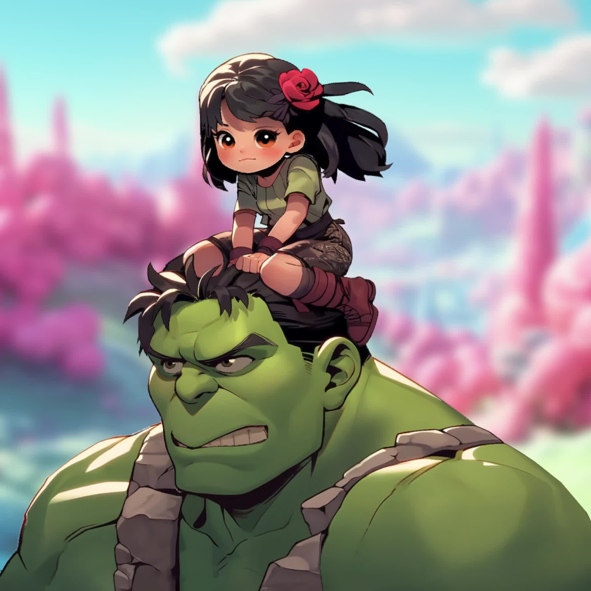 ArtStation - Hulk and Vanellope
