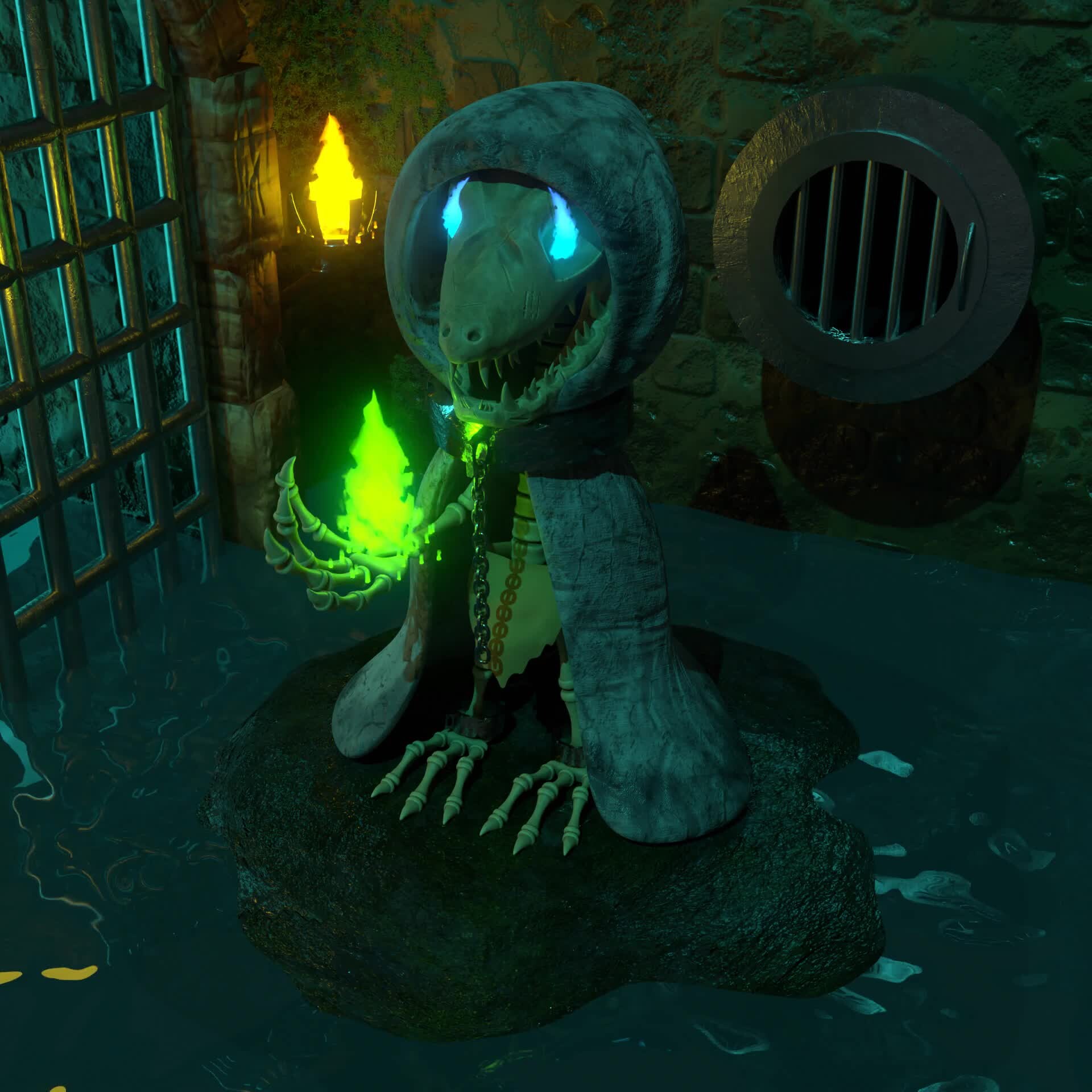 ArtStation - ANCIENT SKELETON MAGE