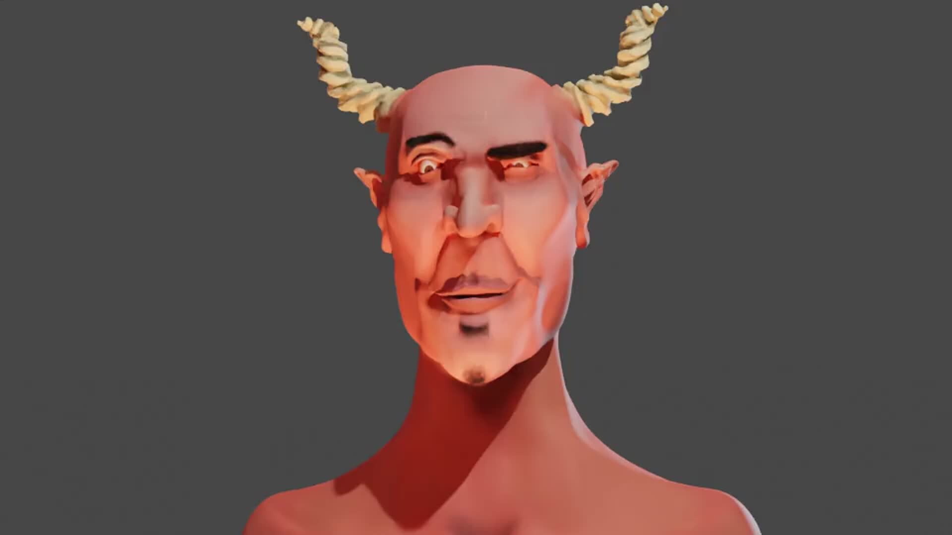 ArtStation - Devil bust