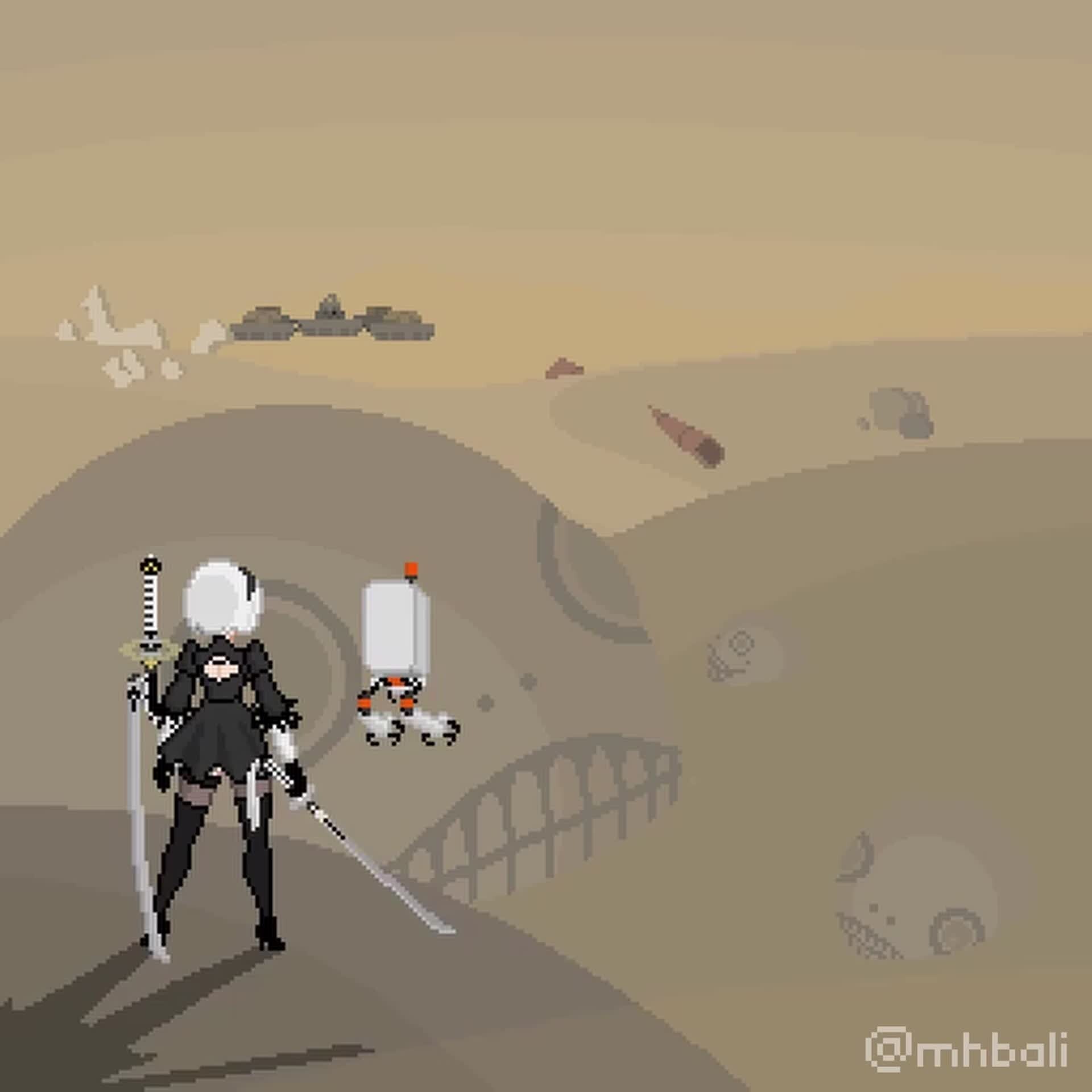 ArtStation - Memories of Pixelated Dust