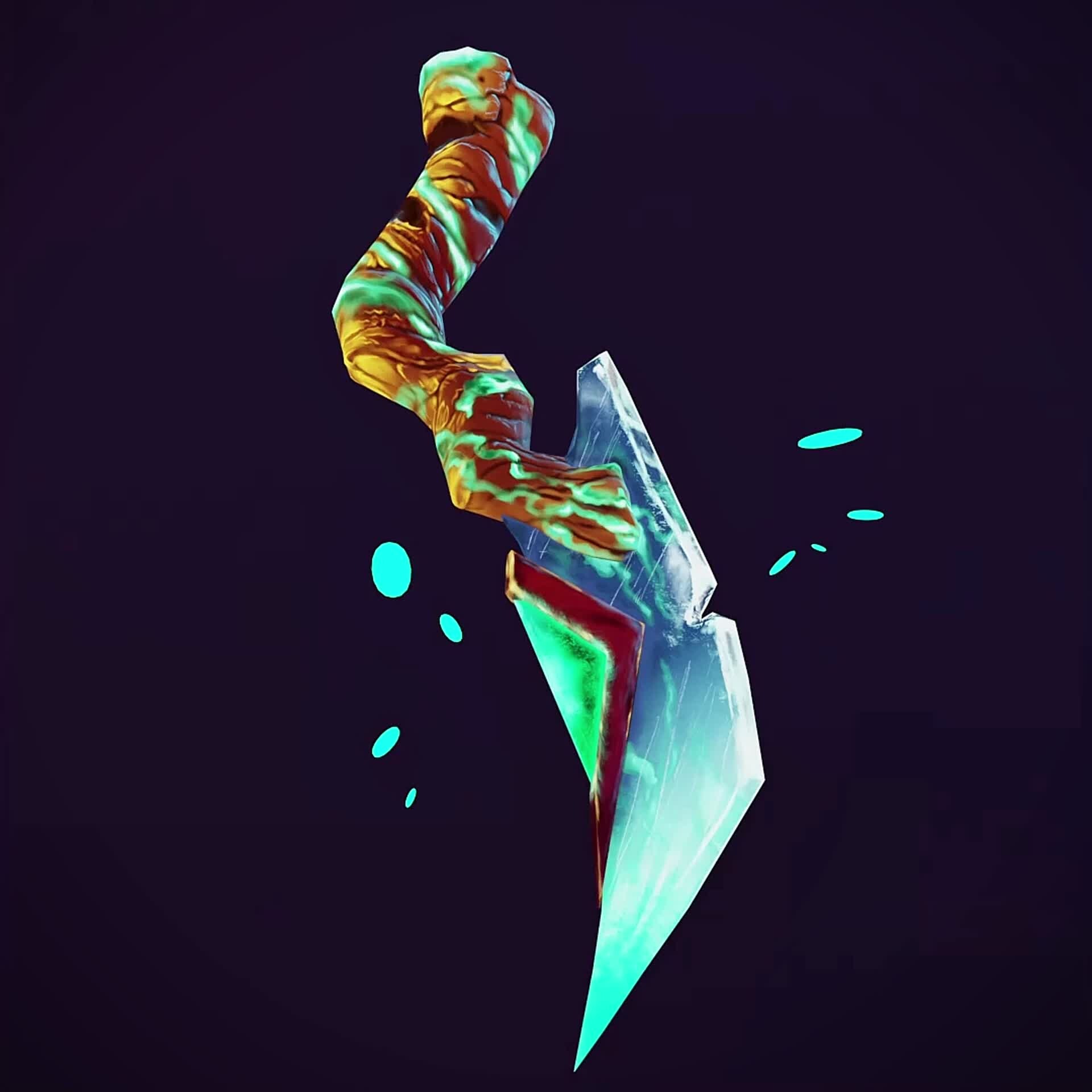 ArtStation - Fantasy Handpainted Blade