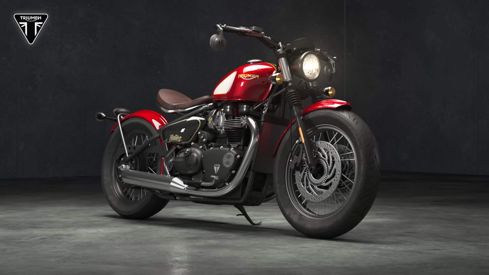 ArtStation - Triumph Bonneville Bobber