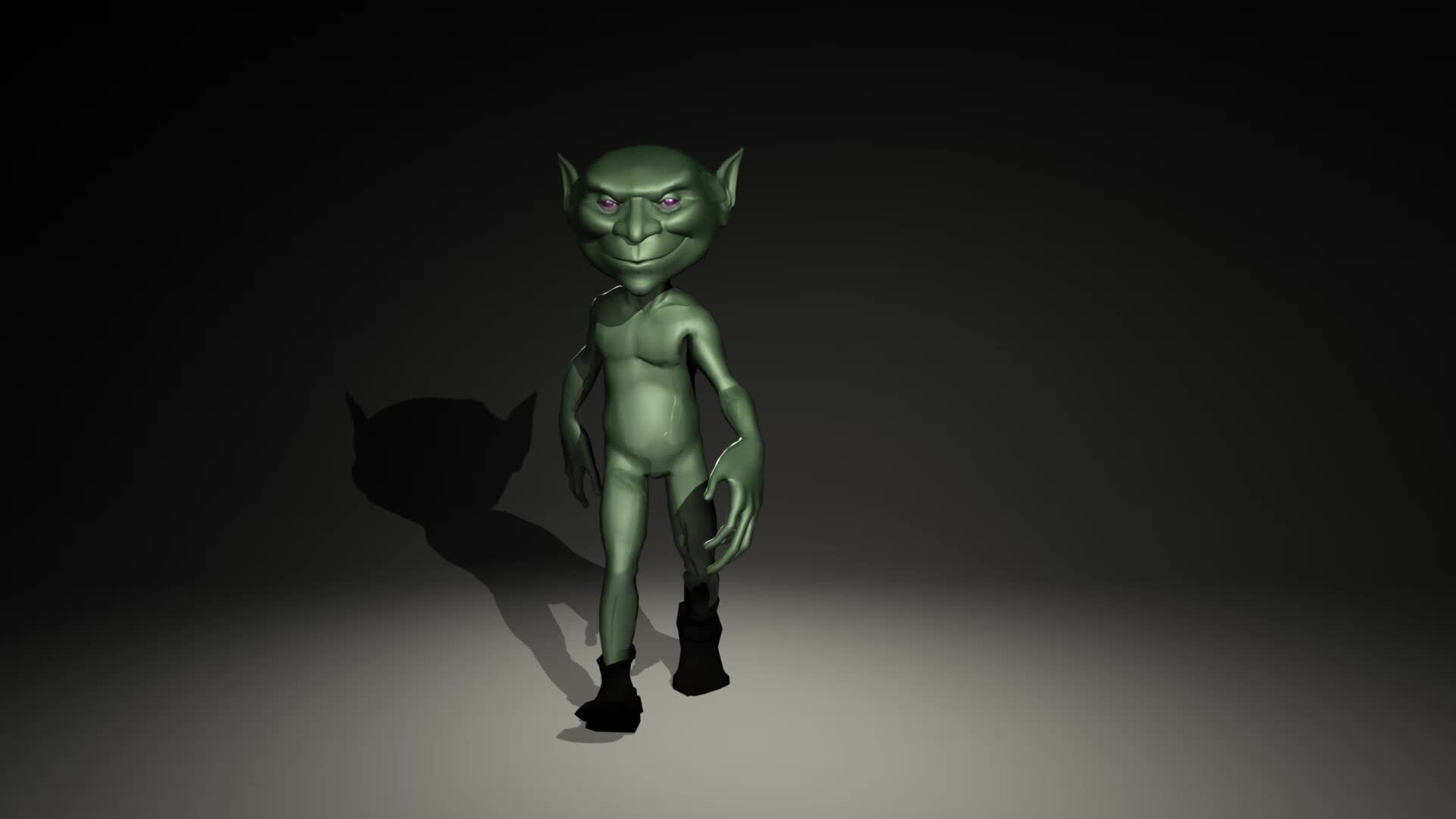 ArtStation - Goblin Game Loop Animations University Assignment