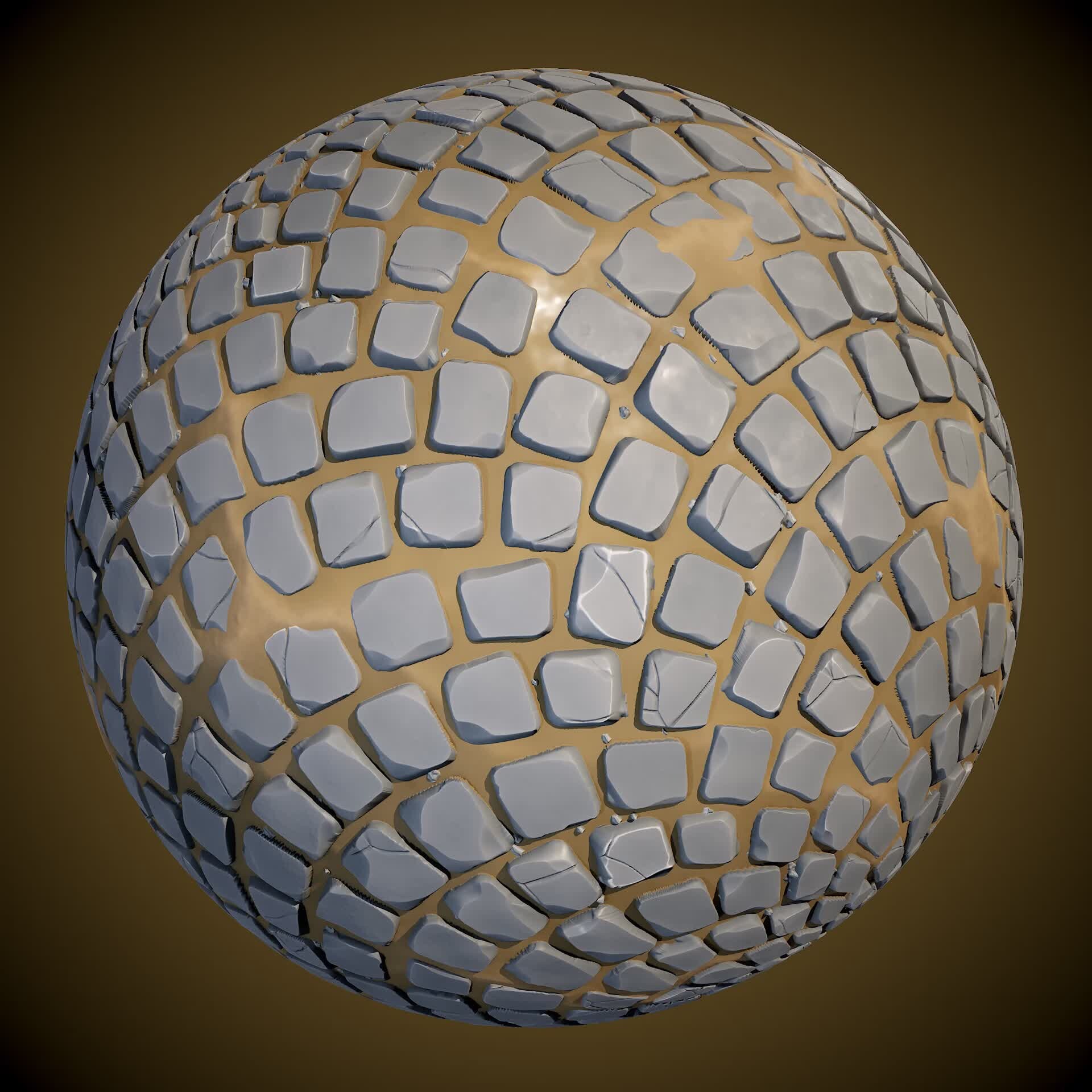 ArtStation - Stylized Cobblestone material