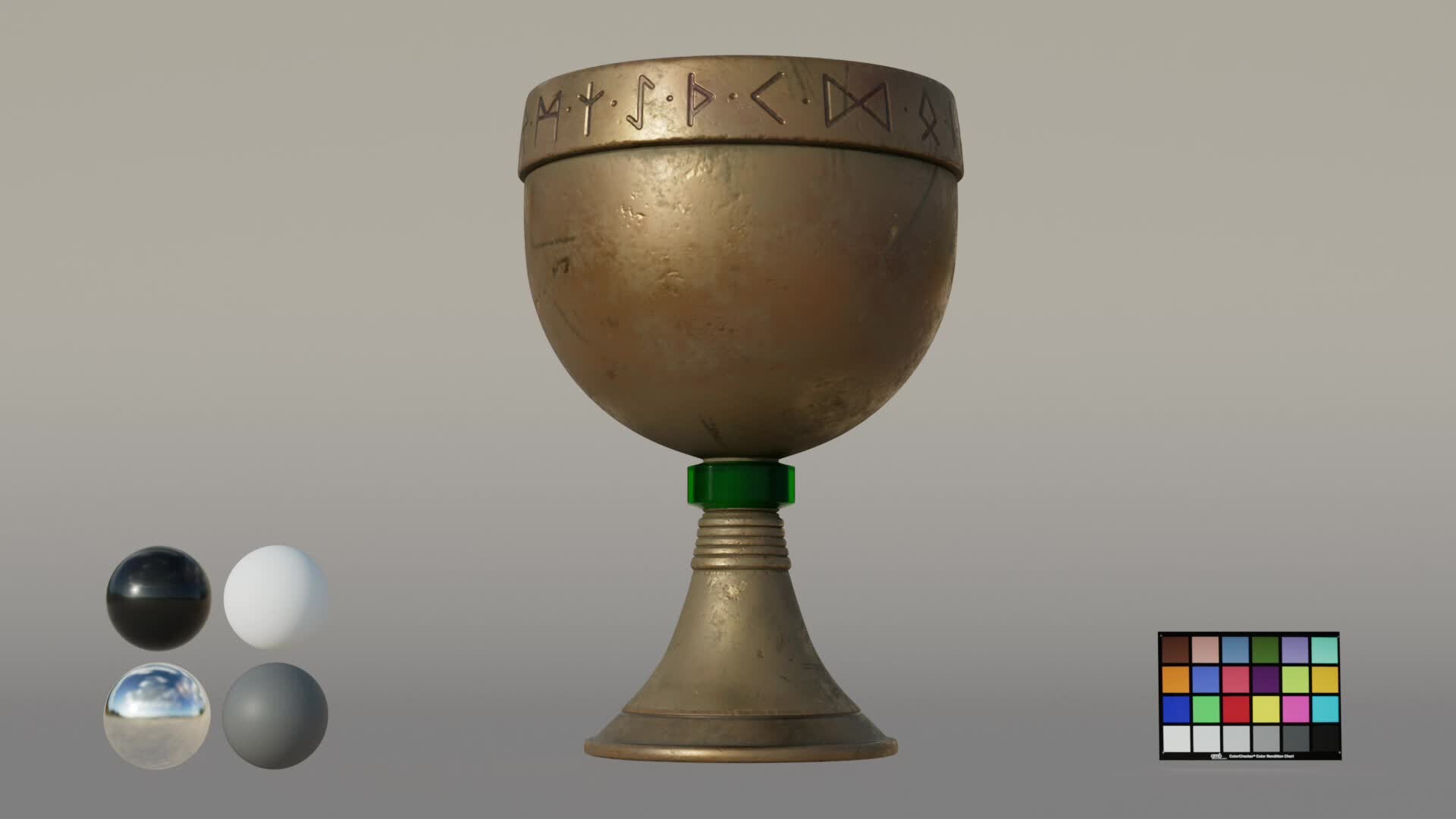 ArtStation - Goblet Textured Turntable