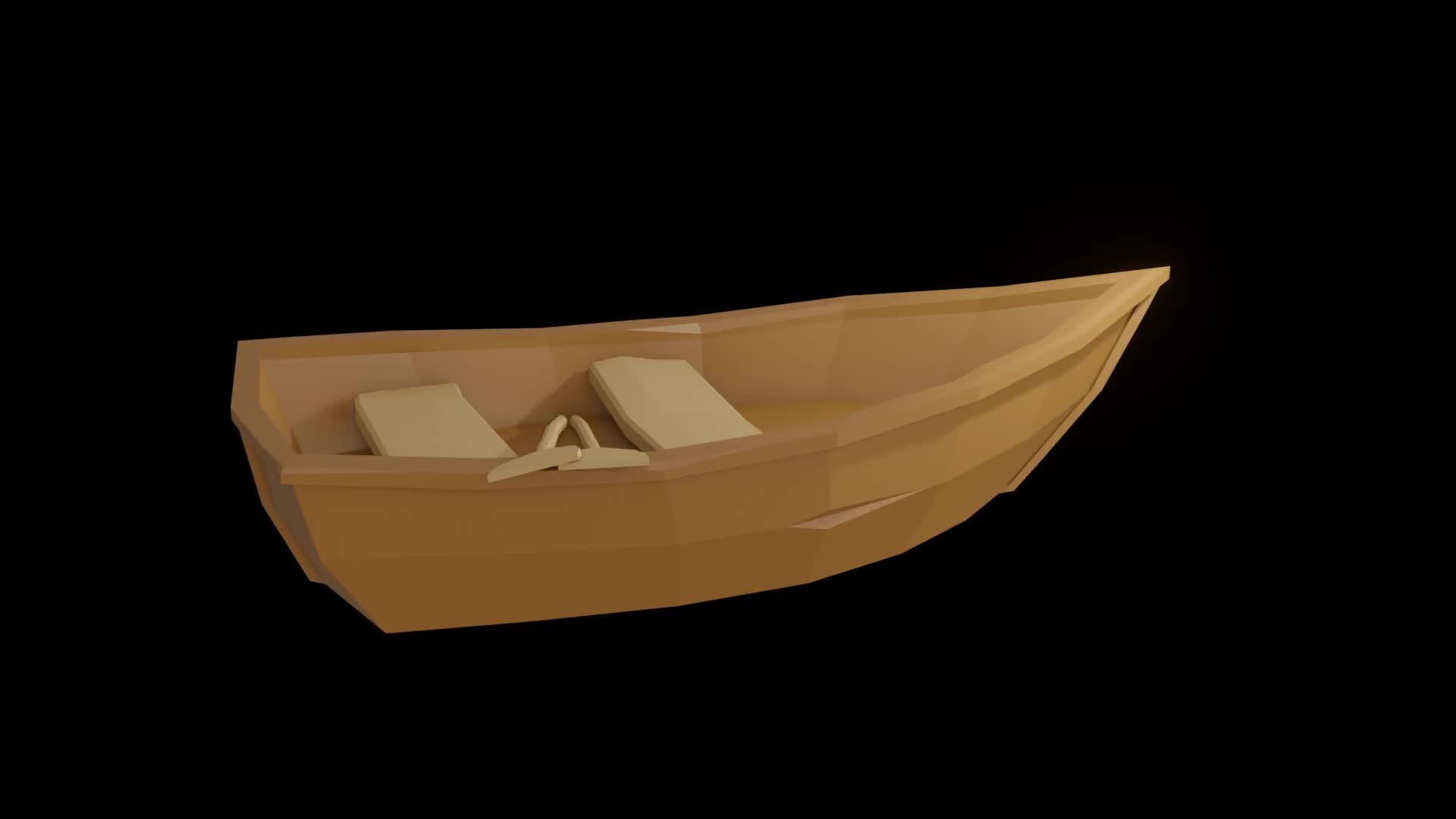 ArtStation - Low poly boat
