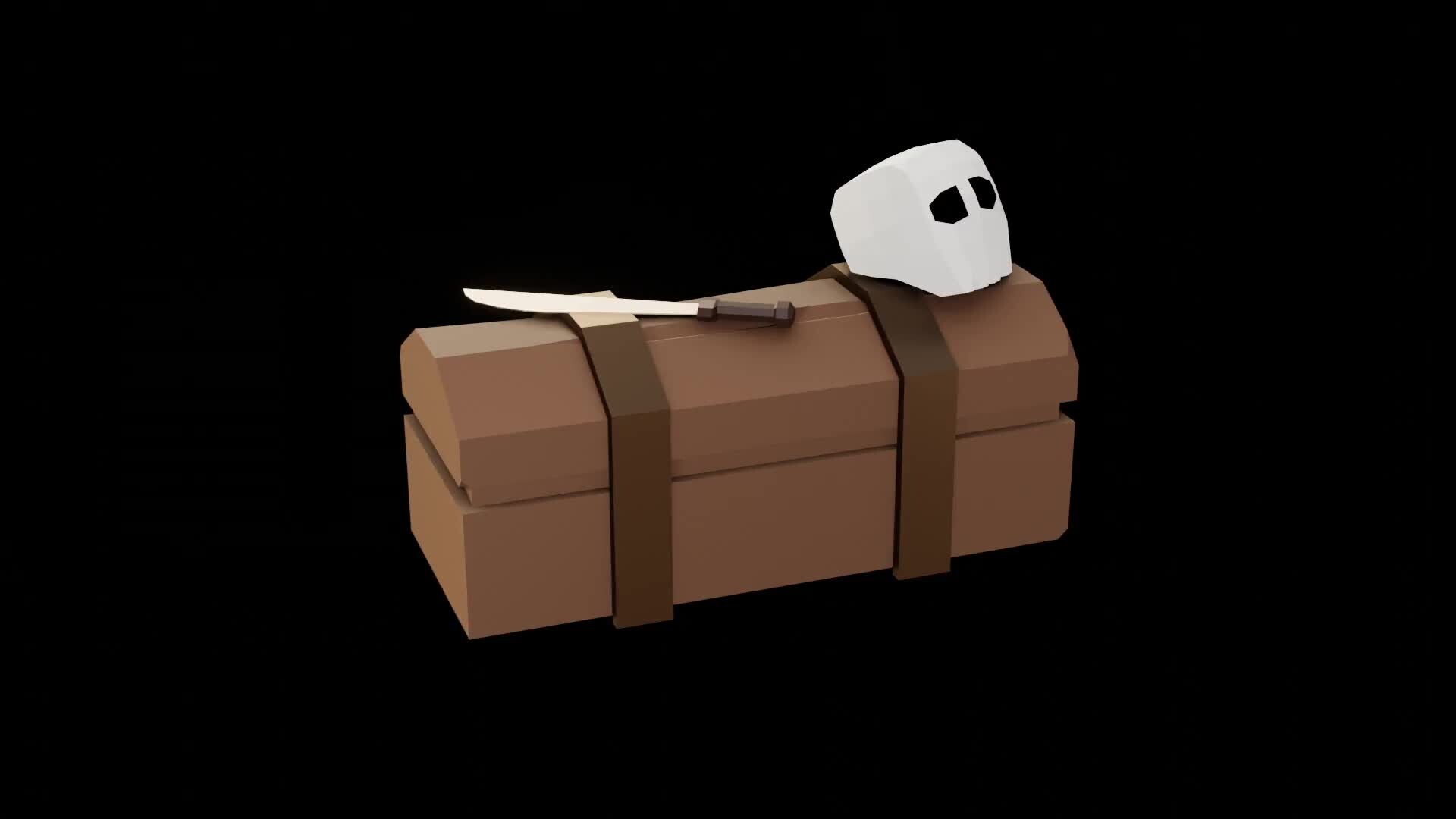 ArtStation - Low poly chest