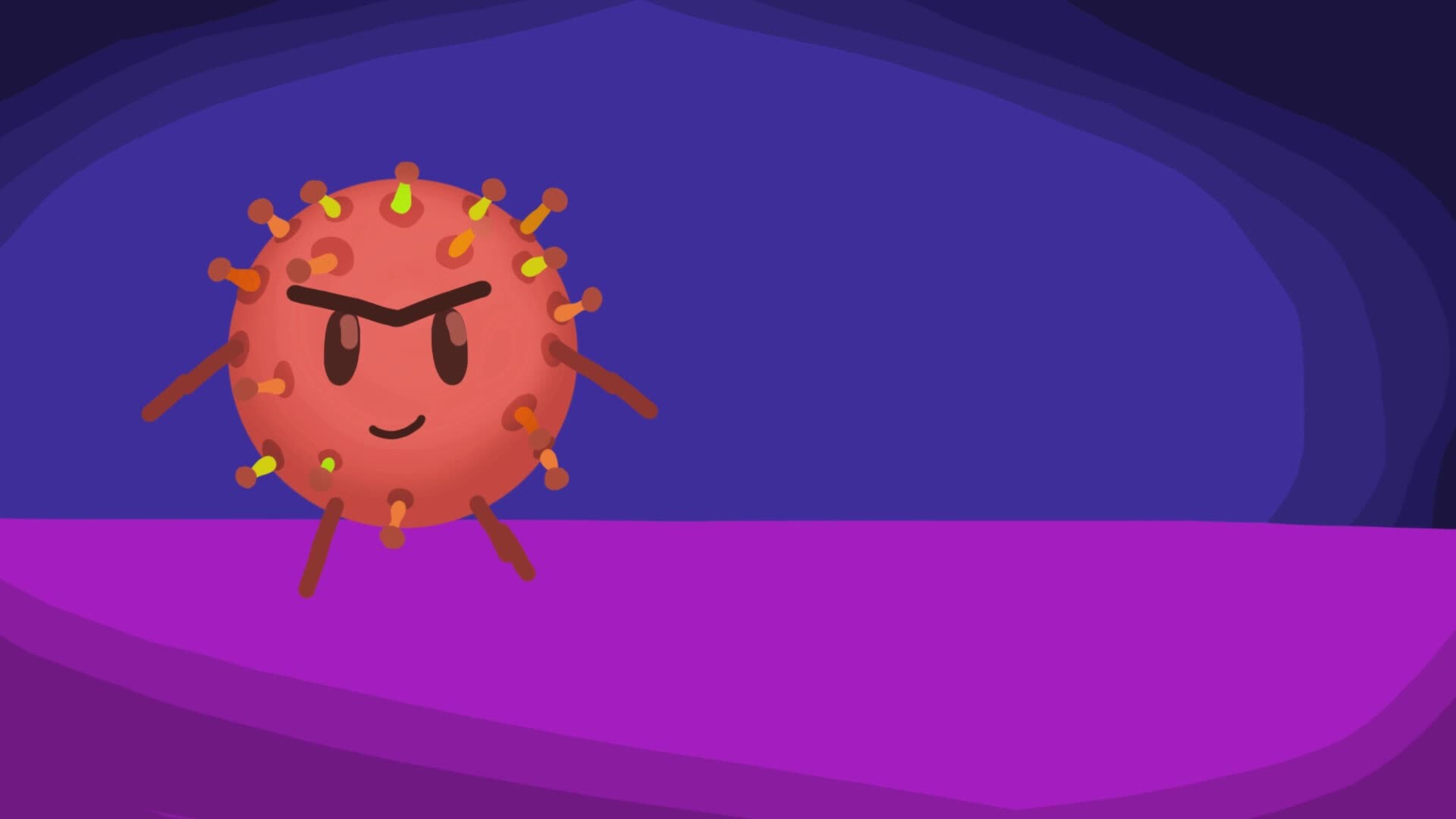 ArtStation - A Clip from "Virus Explained" (2D Animation)