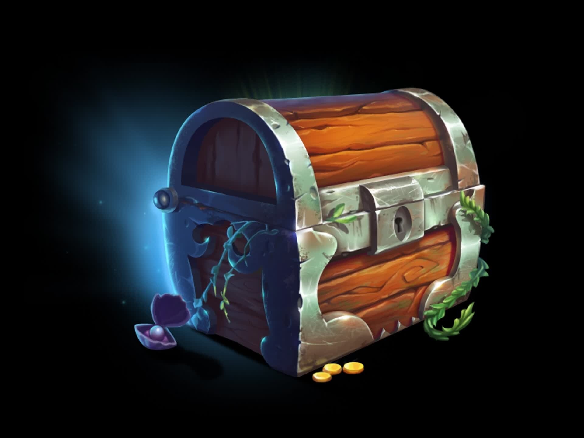 ArtStation - Animation of the slot machine character - "Chest"