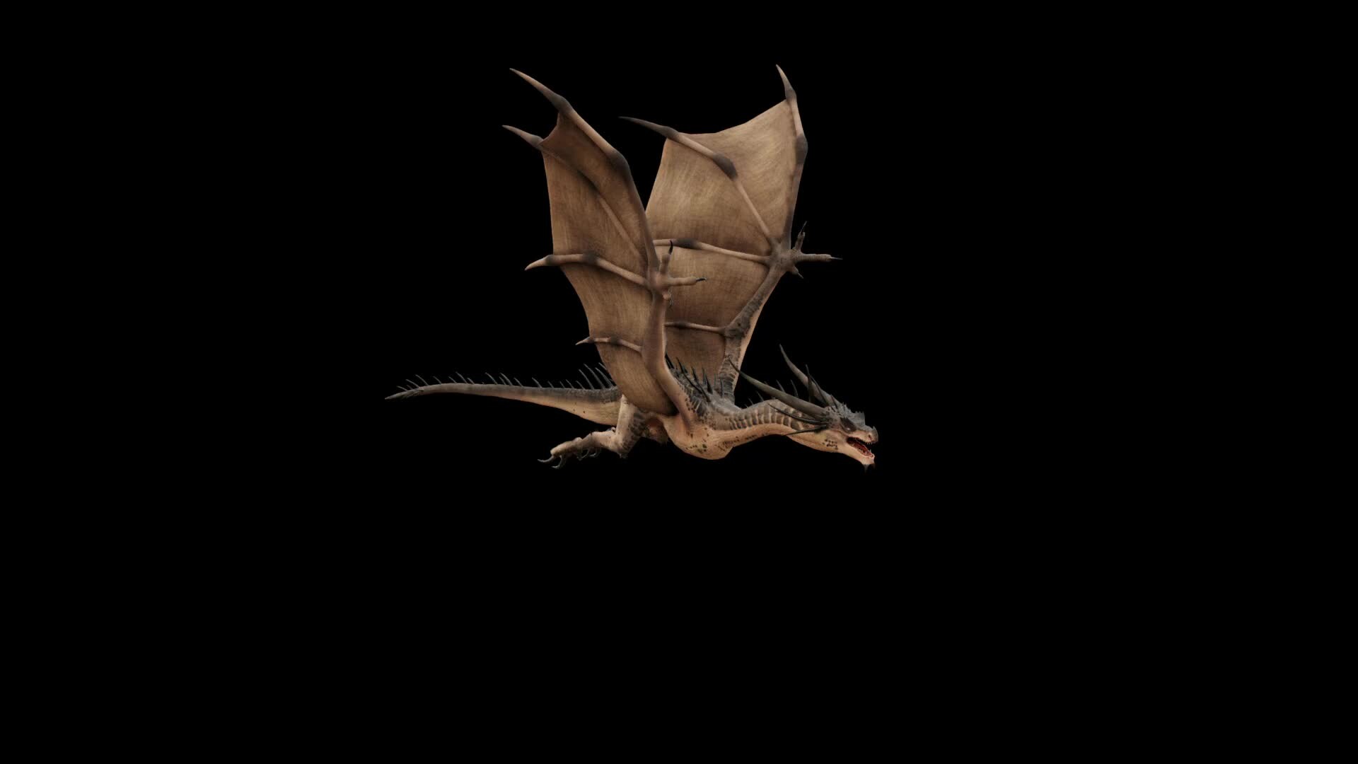 ArtStation - Dragon Flying Animation in Maya
