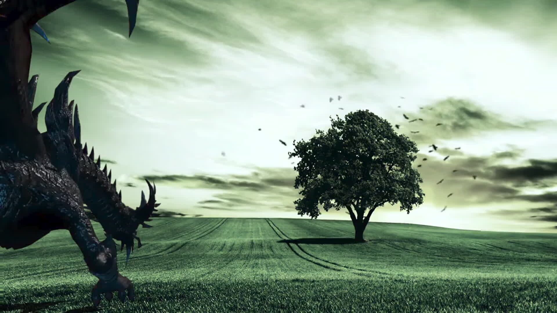 ArtStation - dragon walk effect