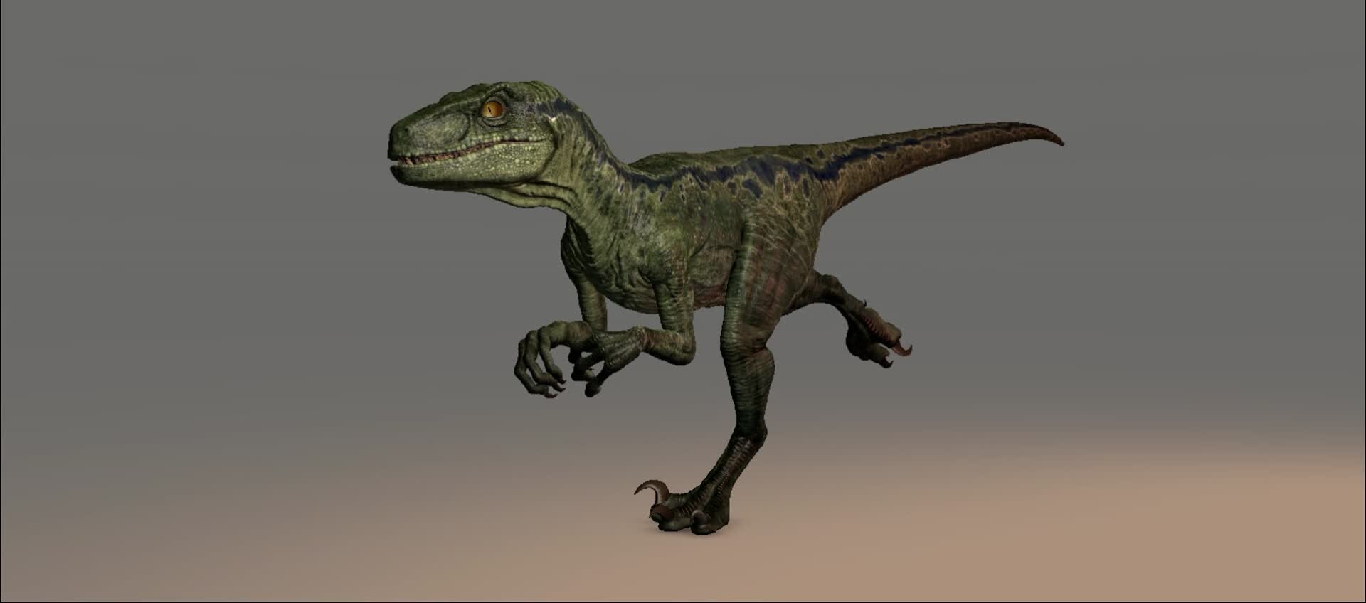 ArtStation - Raptor Run Cycle animation