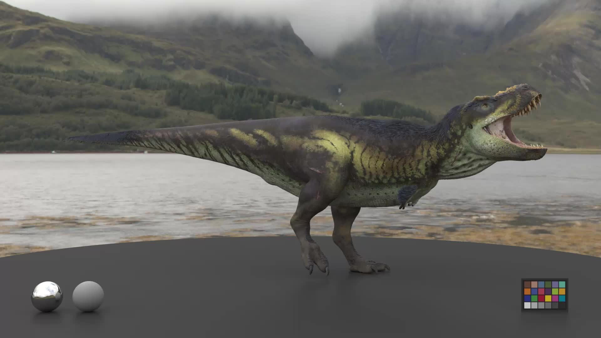 ArtStation - Victoria T-rex: Turntable