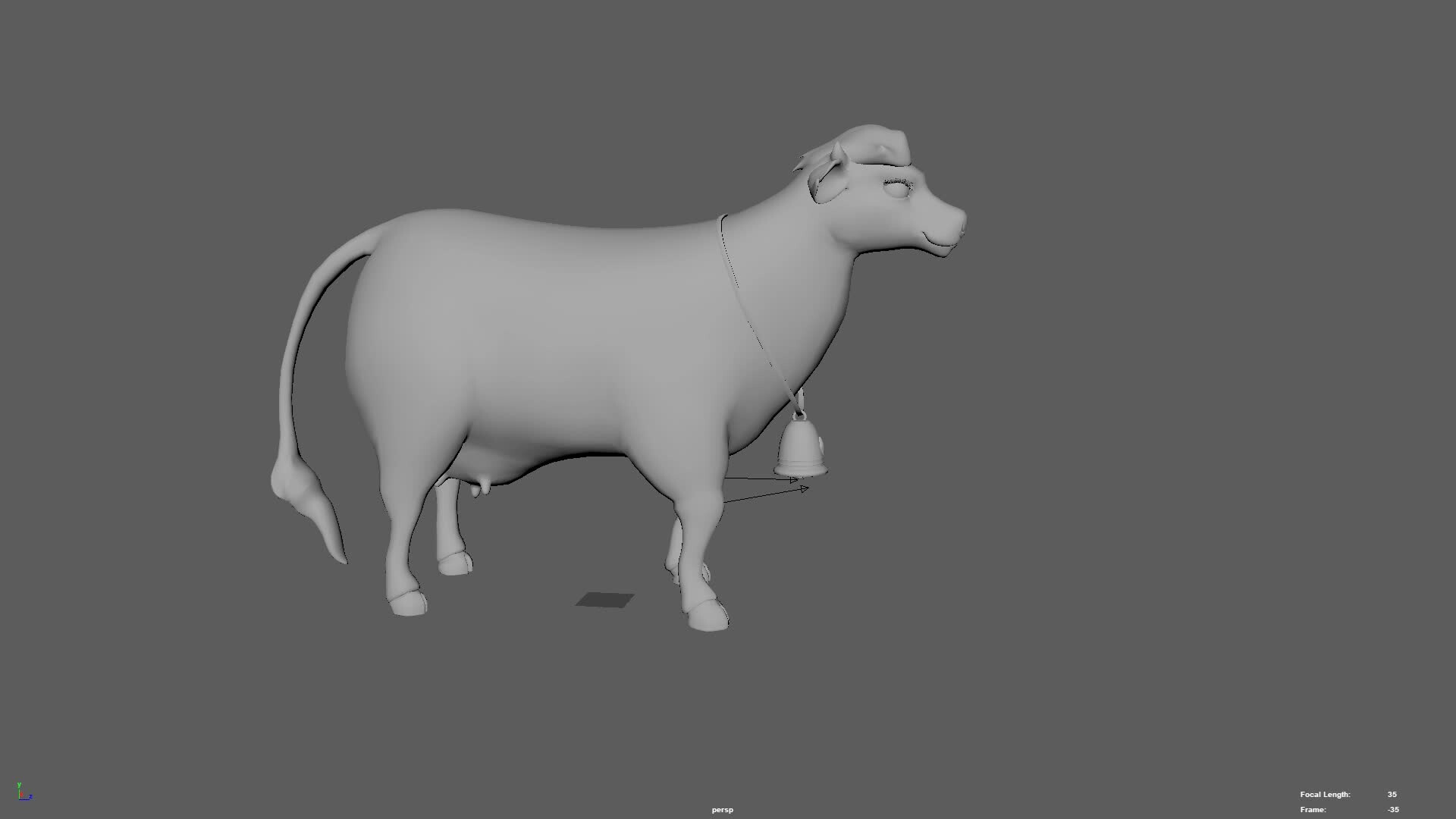 ArtStation - Cow walking