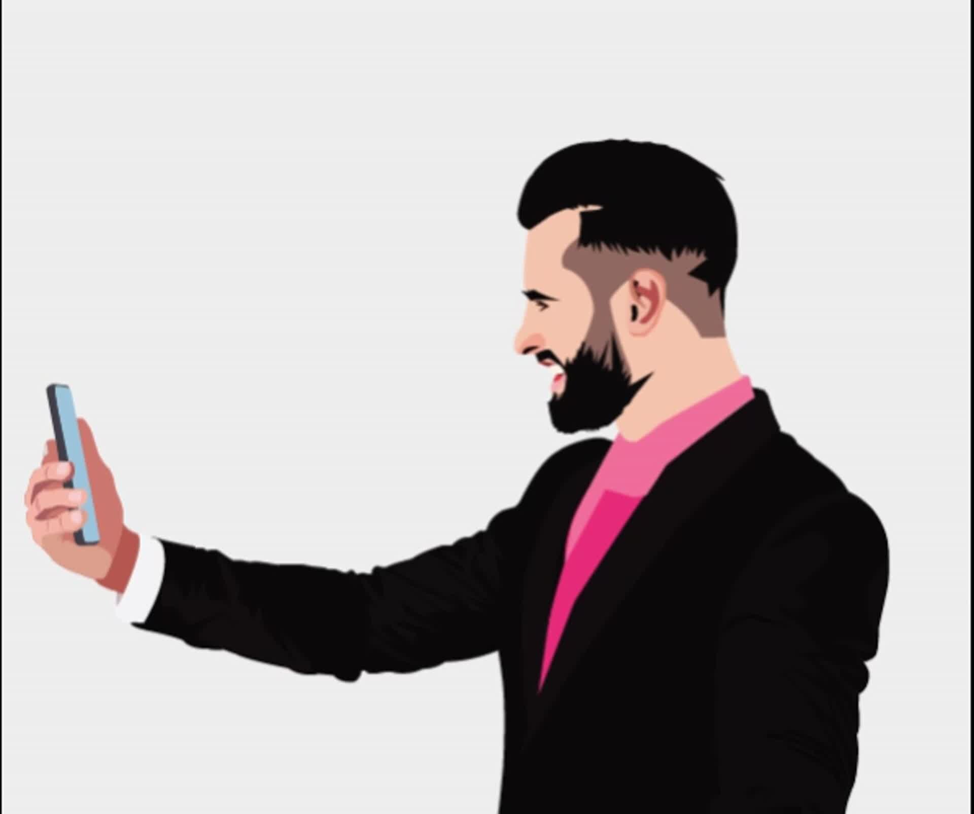 ArtStation - Phone vibration animation | cartoon | after effect