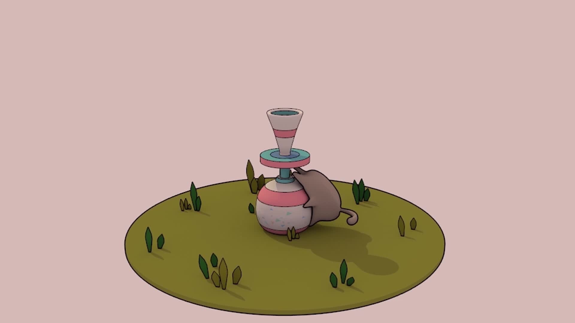 ArtStation - Confetti Cat