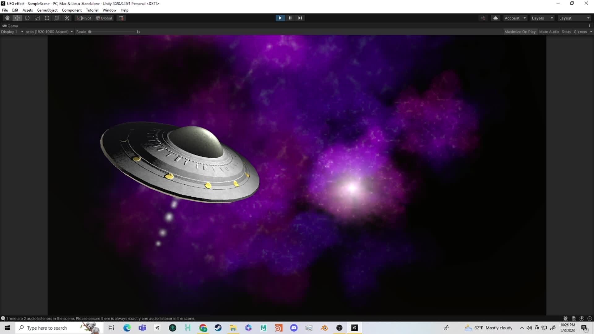 ArtStation - space ship effects in unity
