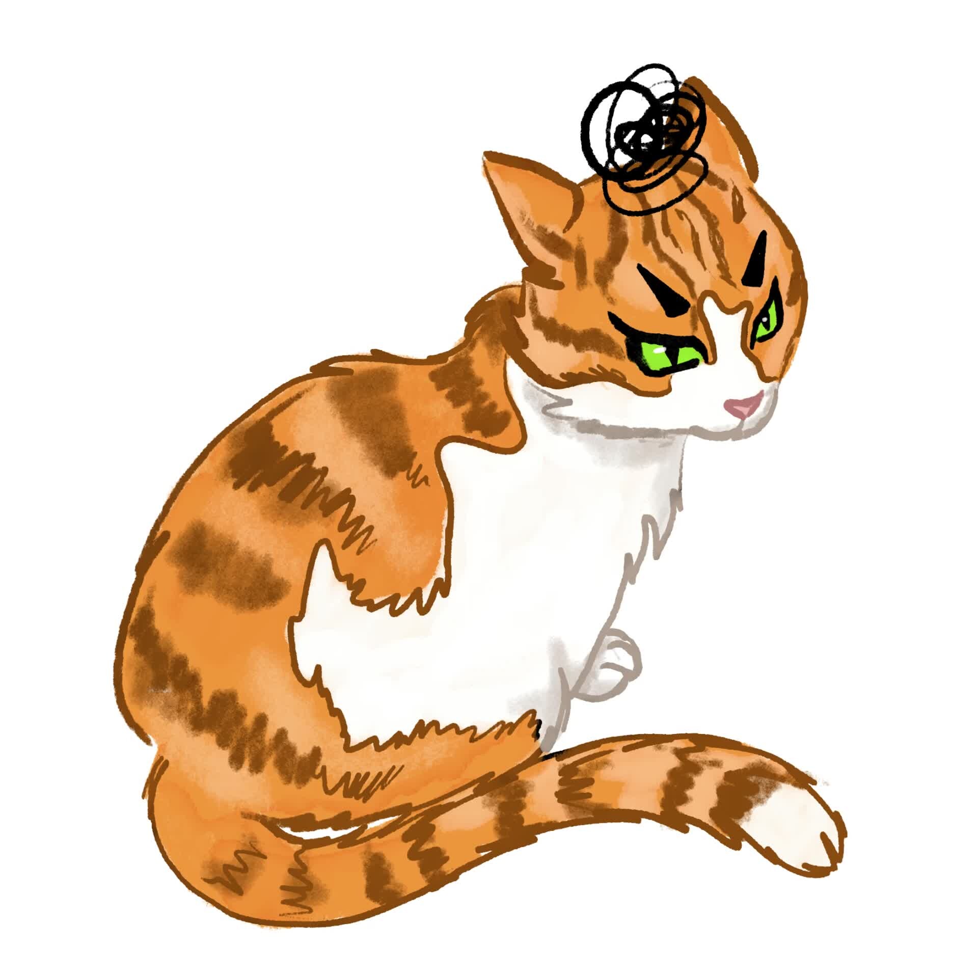 ArtStation - Cartoon Cat