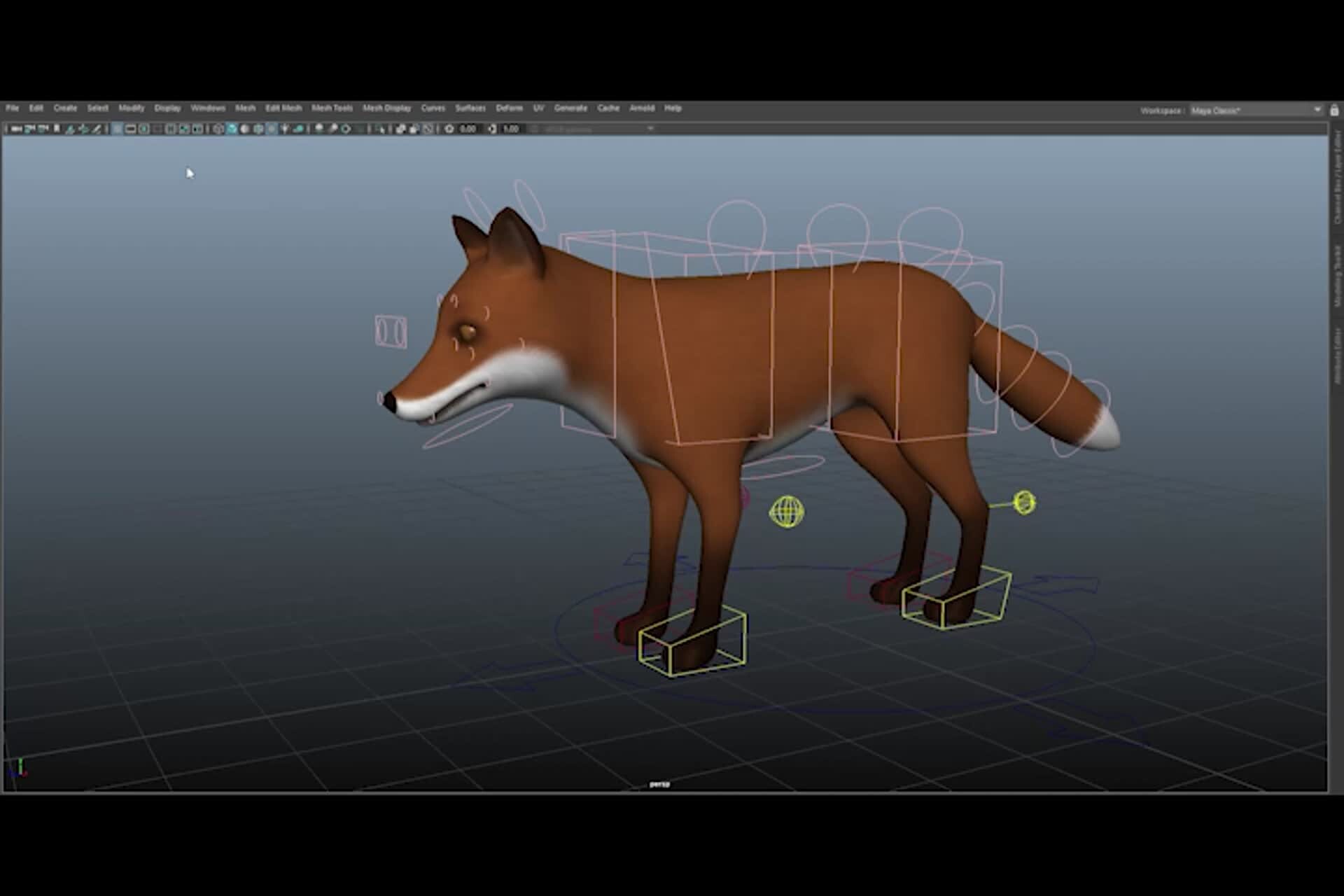 ArtStation - Fox rig
