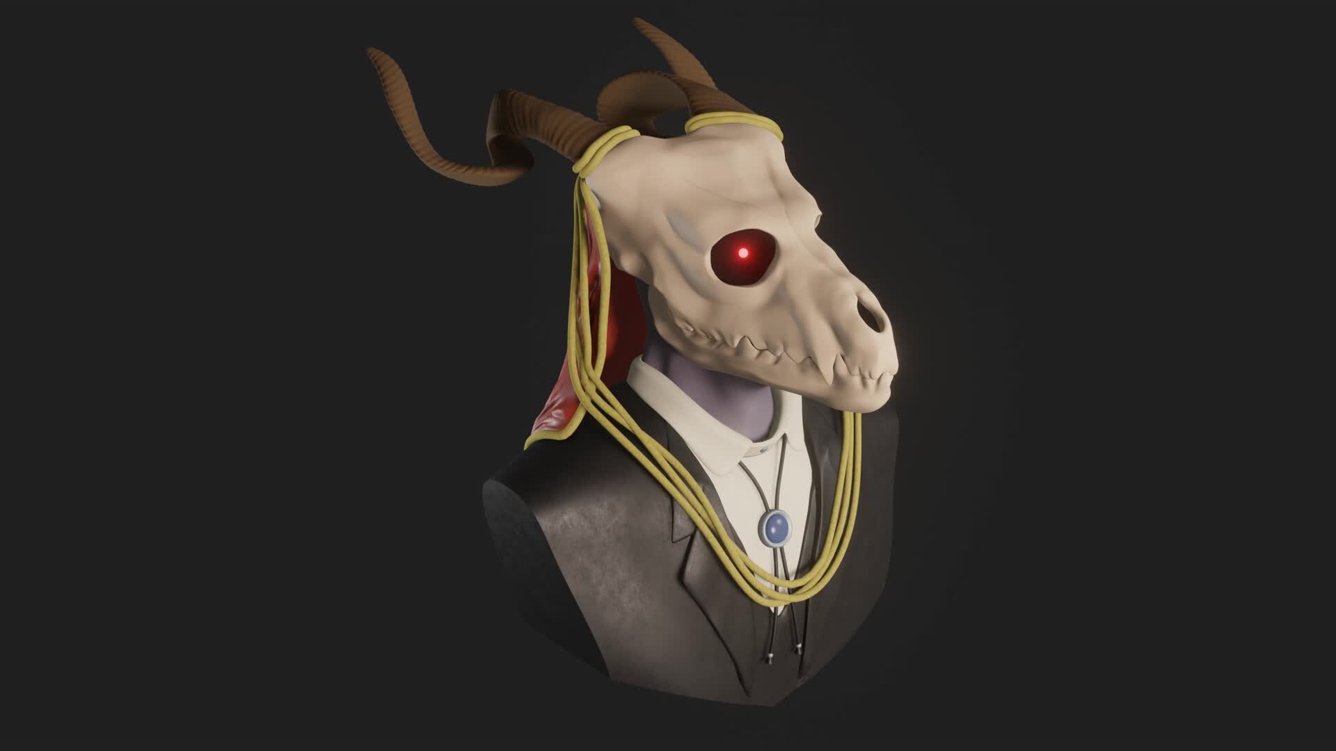 ArtStation - Elias Ainsworth Sculpt in Blender - Ancient Magus' Bride