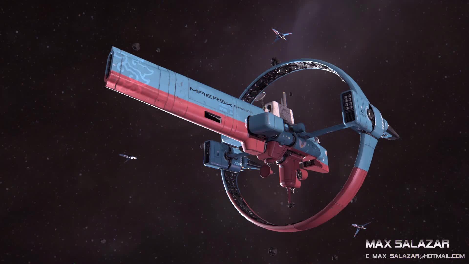 ArtStation - Freighter Ship